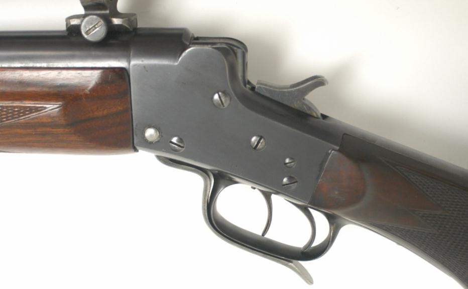 Niedner Falling Block .25-303 caliber rifle. Remington Hepburn action ...