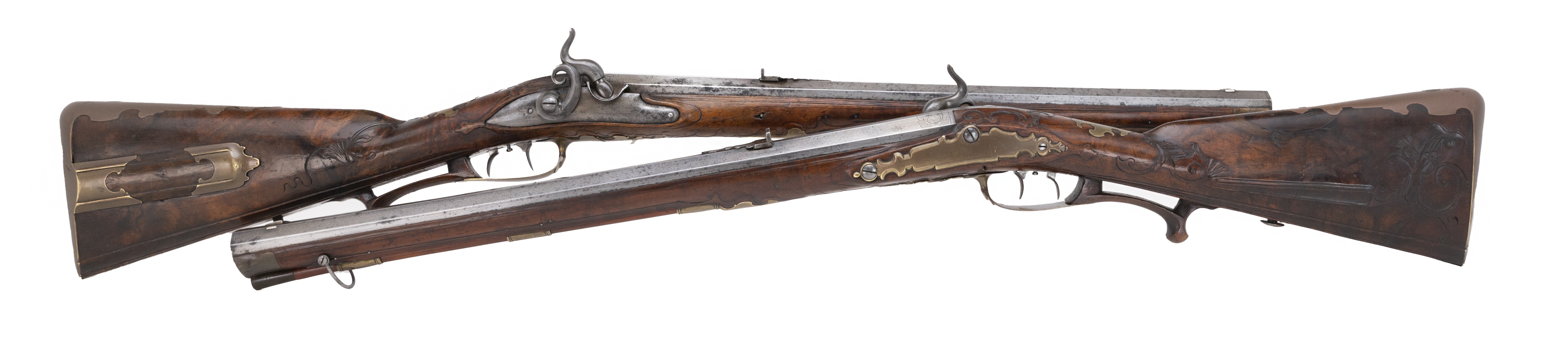 Pair of Jaeger Percussion Rifles (AL5355) - Collectors Firearms