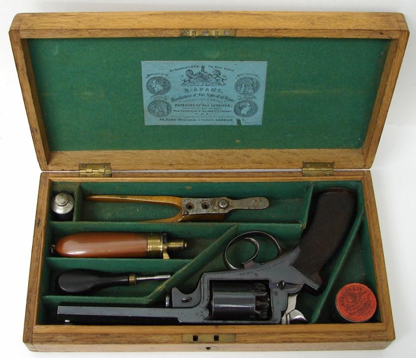 Adams .45 caliber percussion revolver. (AH2382) - Collectors Firearms