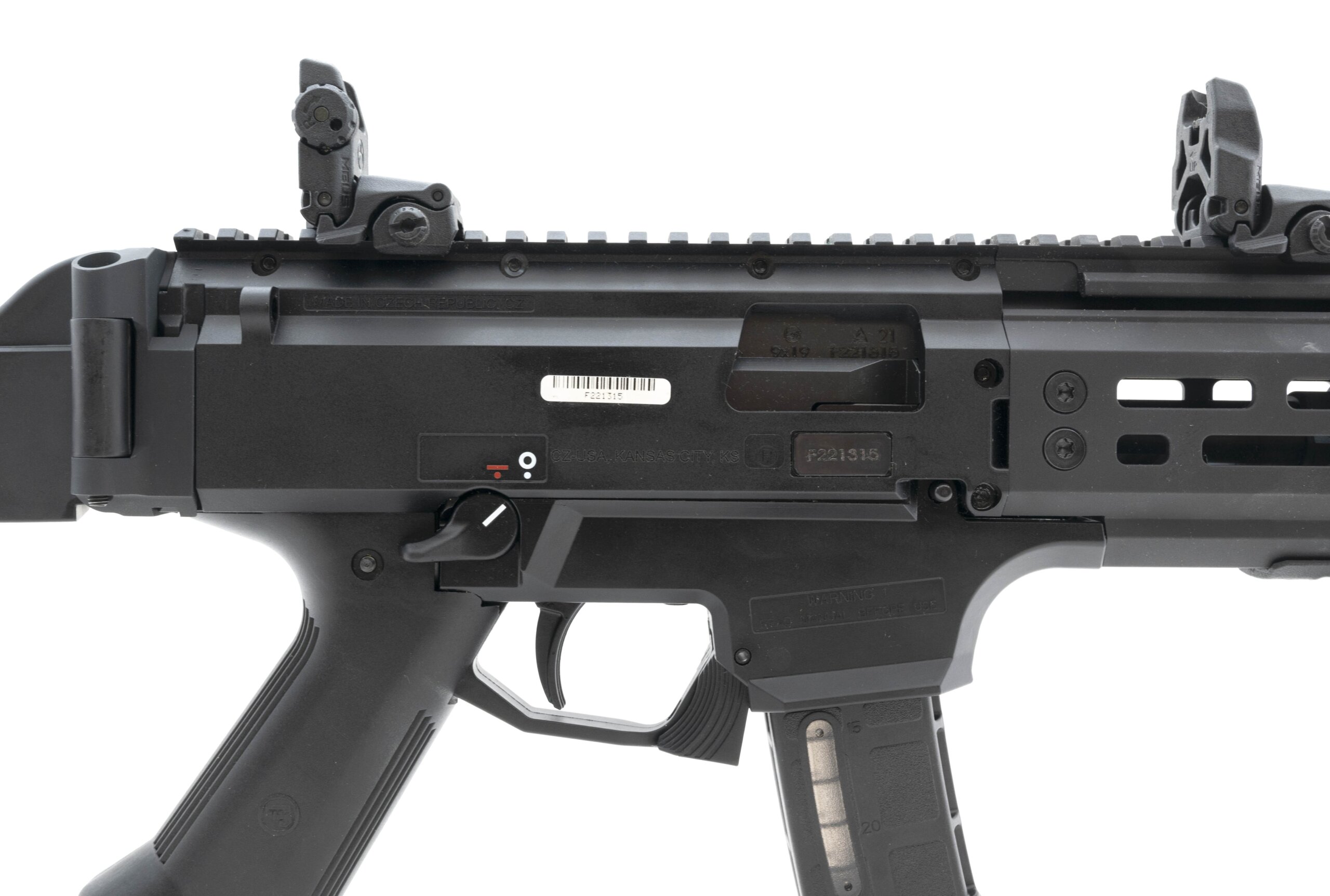 CZ Scorpion EVO 3 S2 9mm (NGZ597) New - Collector’s Firearms