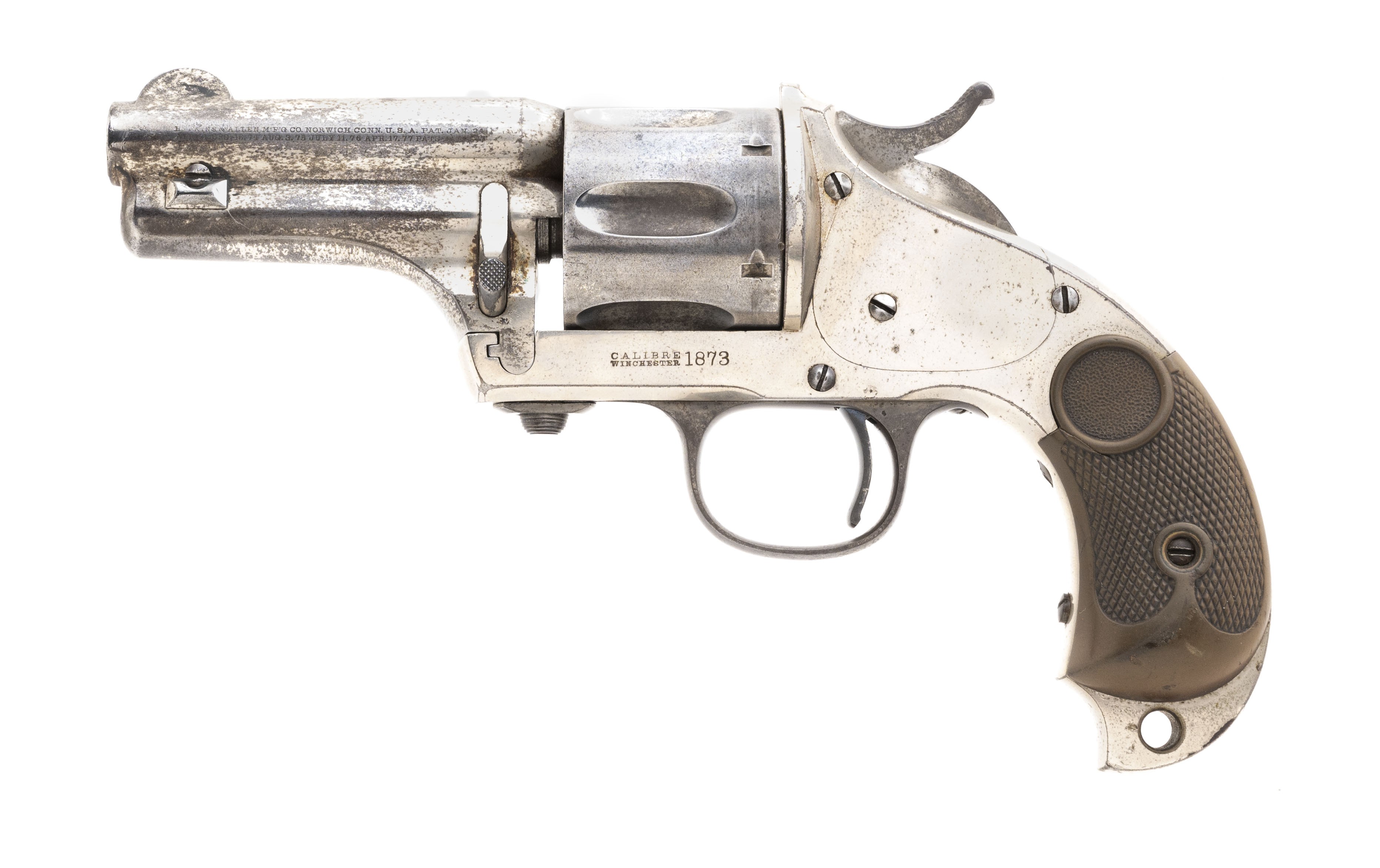 Merwin & Hulbert Open Top with Birdshead Grip .44-40 (AH4377) ATX ...