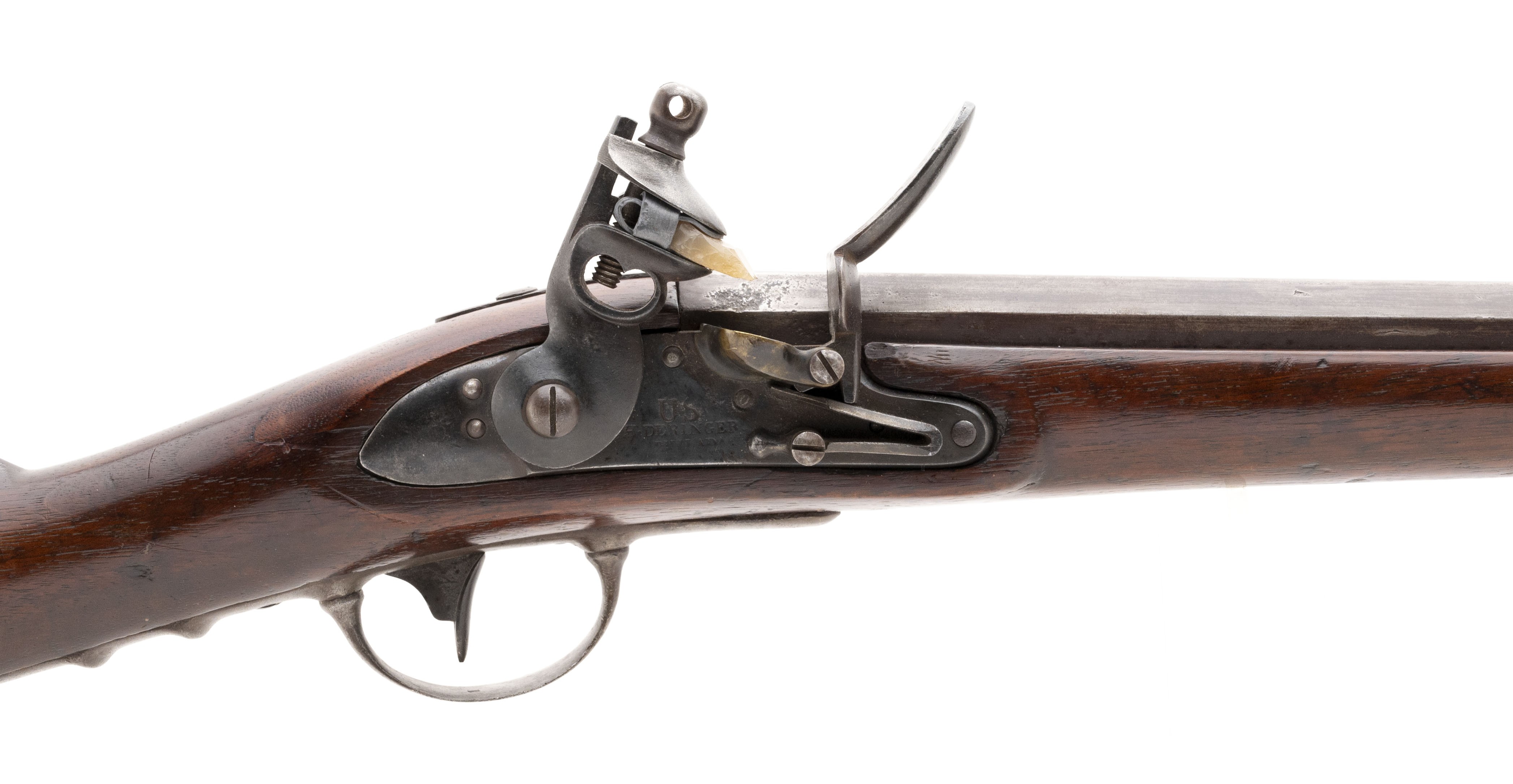 U.S. Model 1814 Flintlock Rifle by Deringer (AL6112) - Collectors Firearms