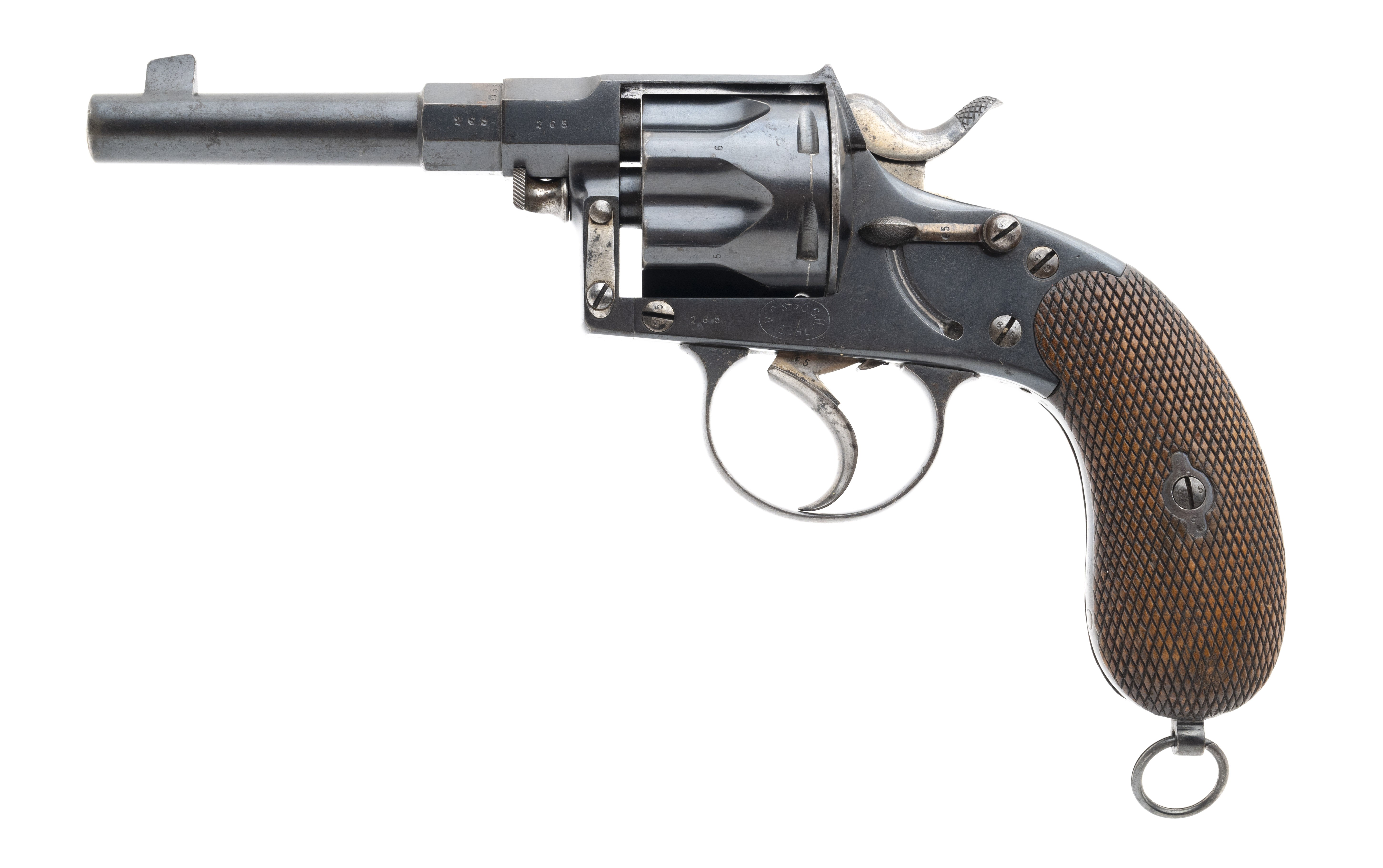 Rare DA Model 1883 Officer's Reichsrevolver (AH6635) - Collectors Firearms