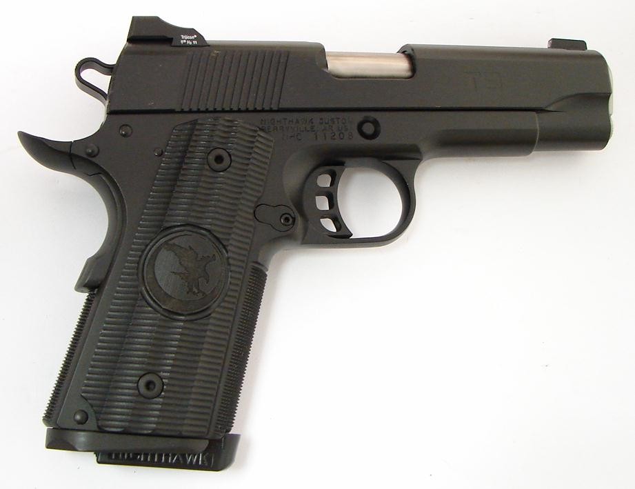 Nighthawk Custom T3 .45 ACP caliber pistol. 4 compact model with single ...