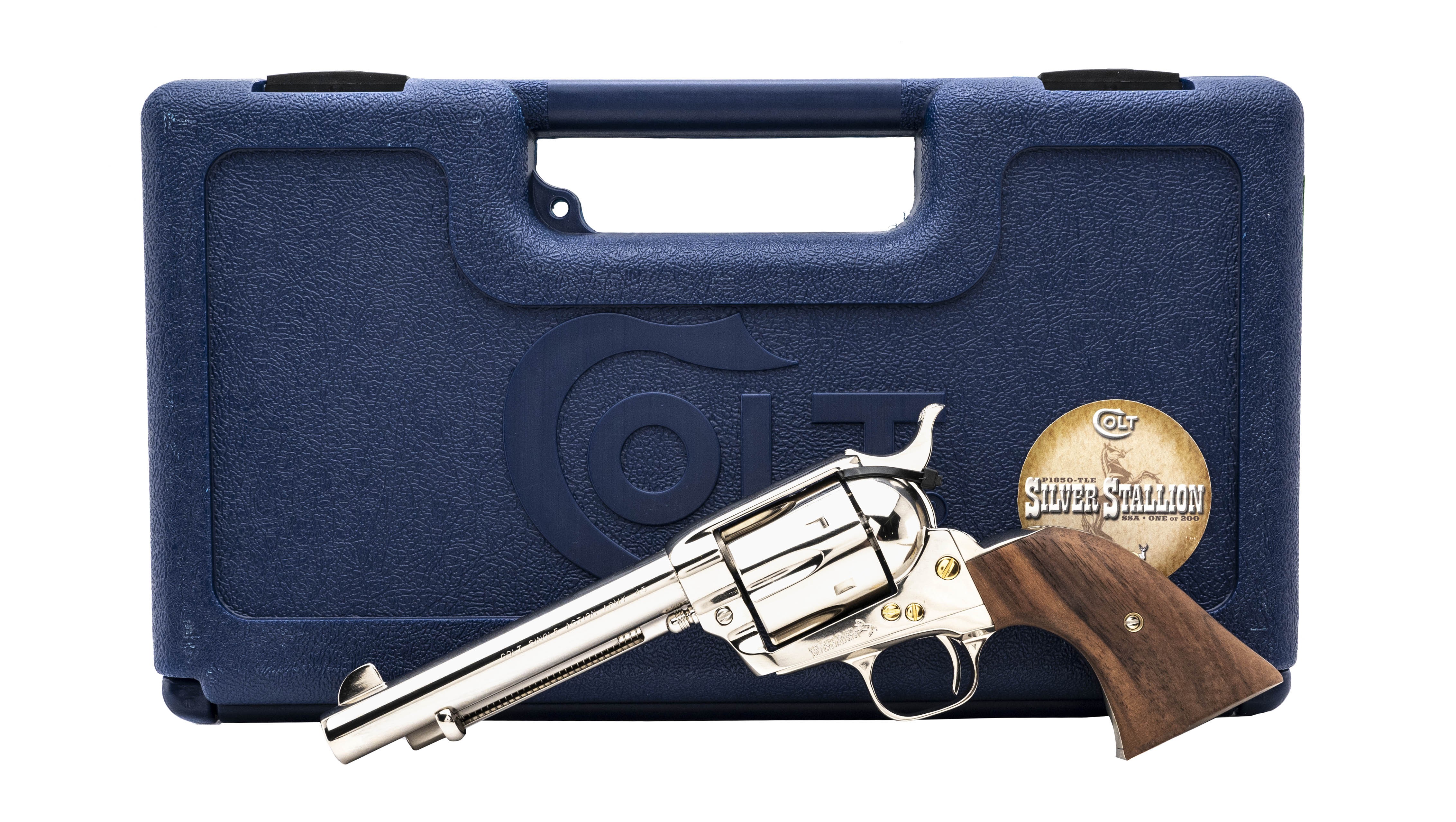 Colt TALO Silver Stallion Single Action Army .45 (C17640) New ...