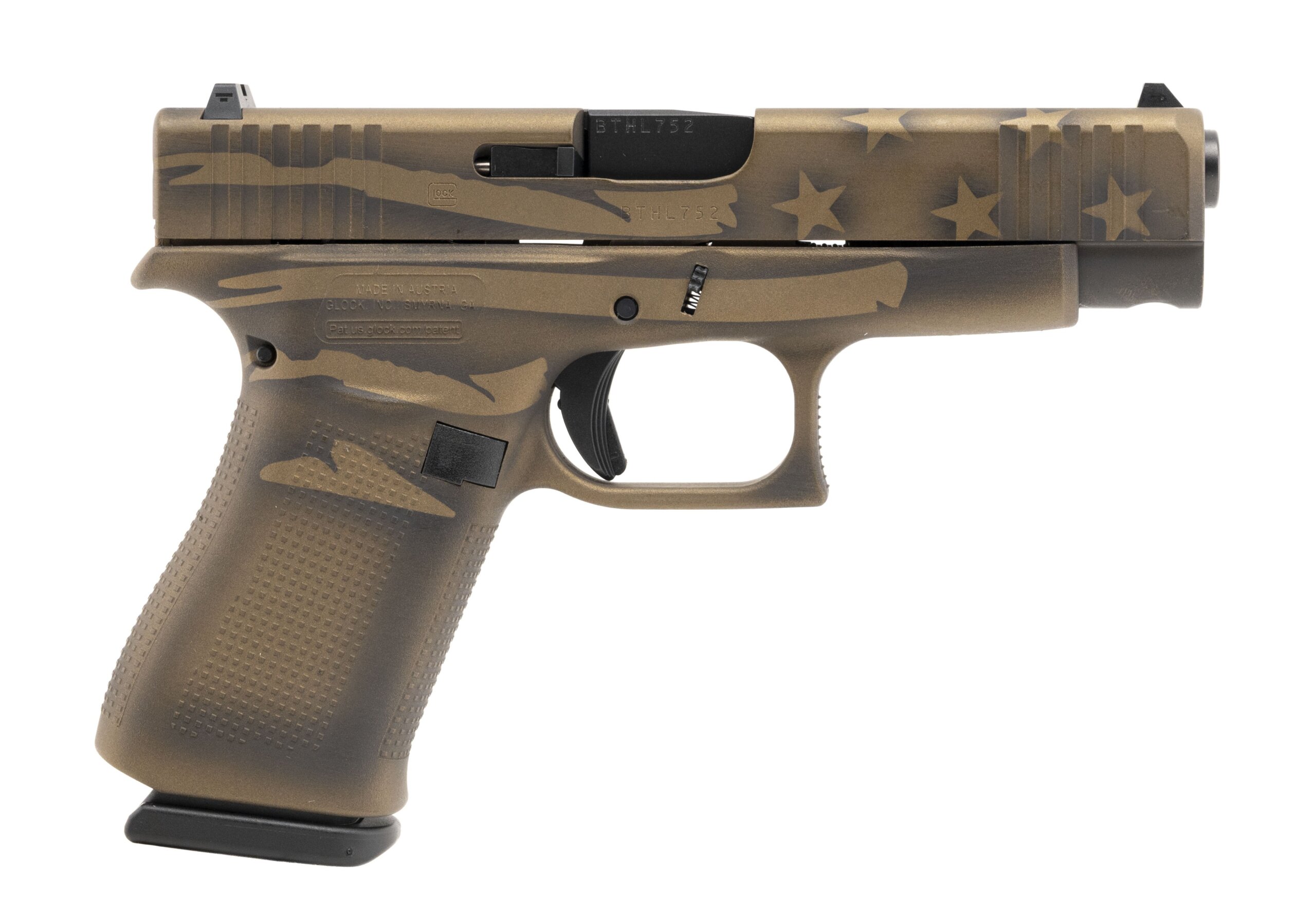 Glock 48 American Flag Bronze 9MM (NGZ1107) NEW - Collector’s Firearms