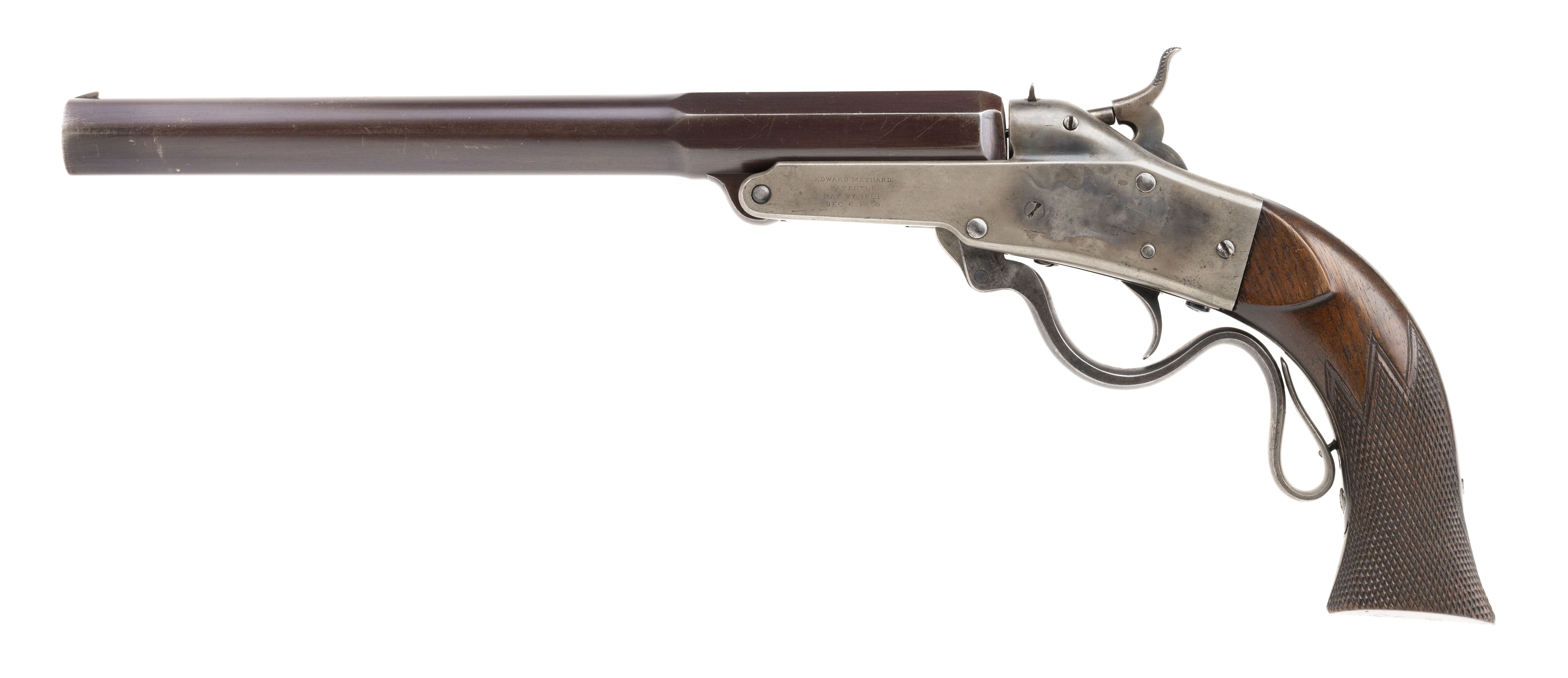 Rare And Probably Unique Maynard Pistol (AH2317) - Collectors Firearms