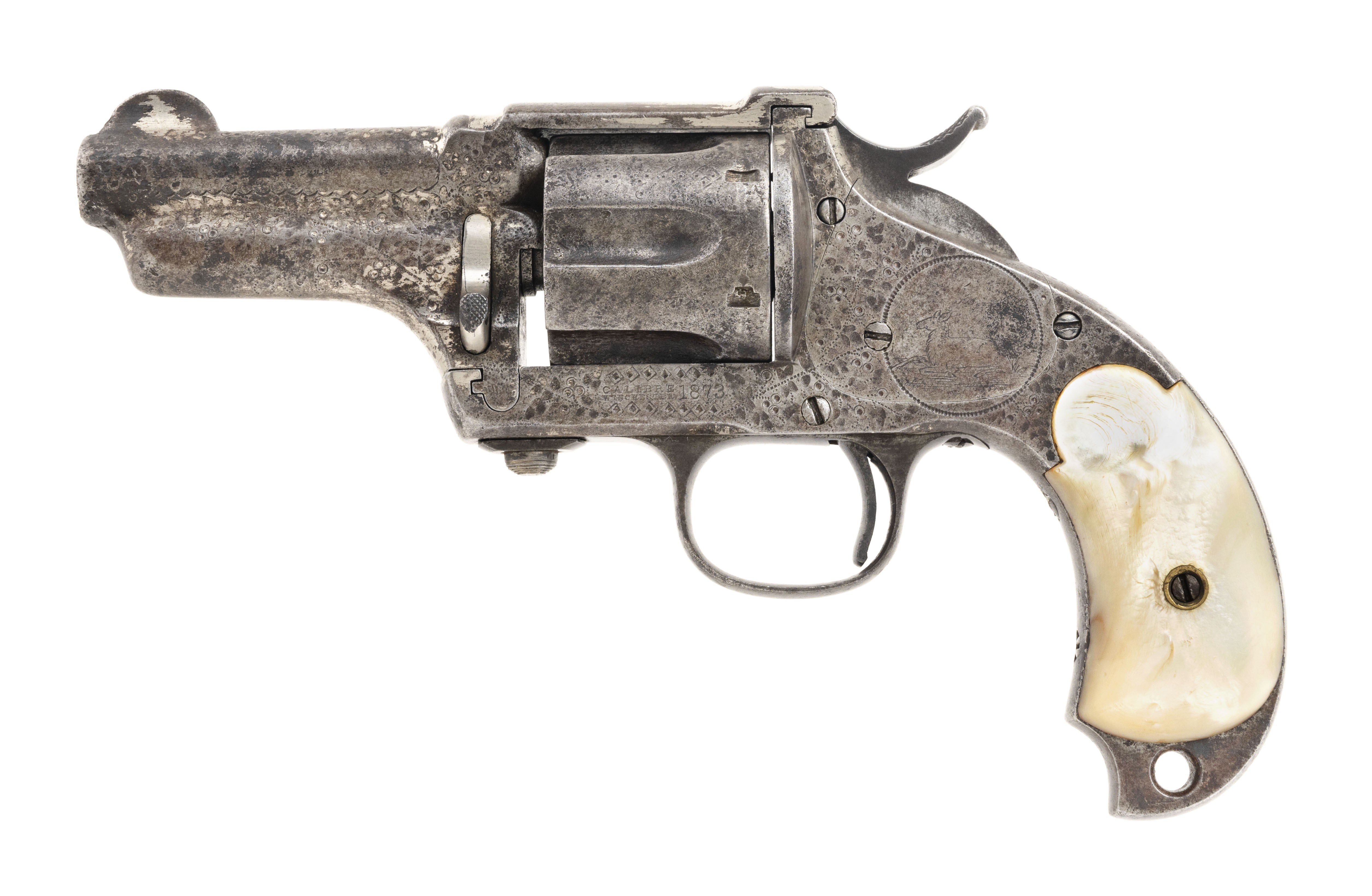 Factory Engraved Merwin & Hulbert 3rd Model Pocket Army .44-40 (AH6858 ...