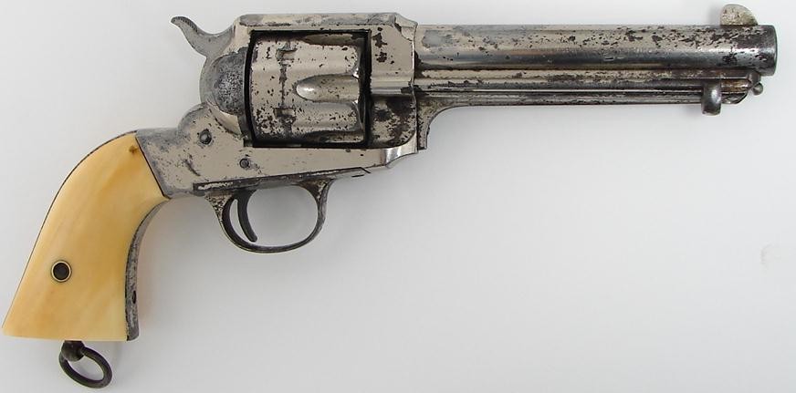 Remington 1890 .44-40 caliber revolver with ivory grips. (ah1943 ...