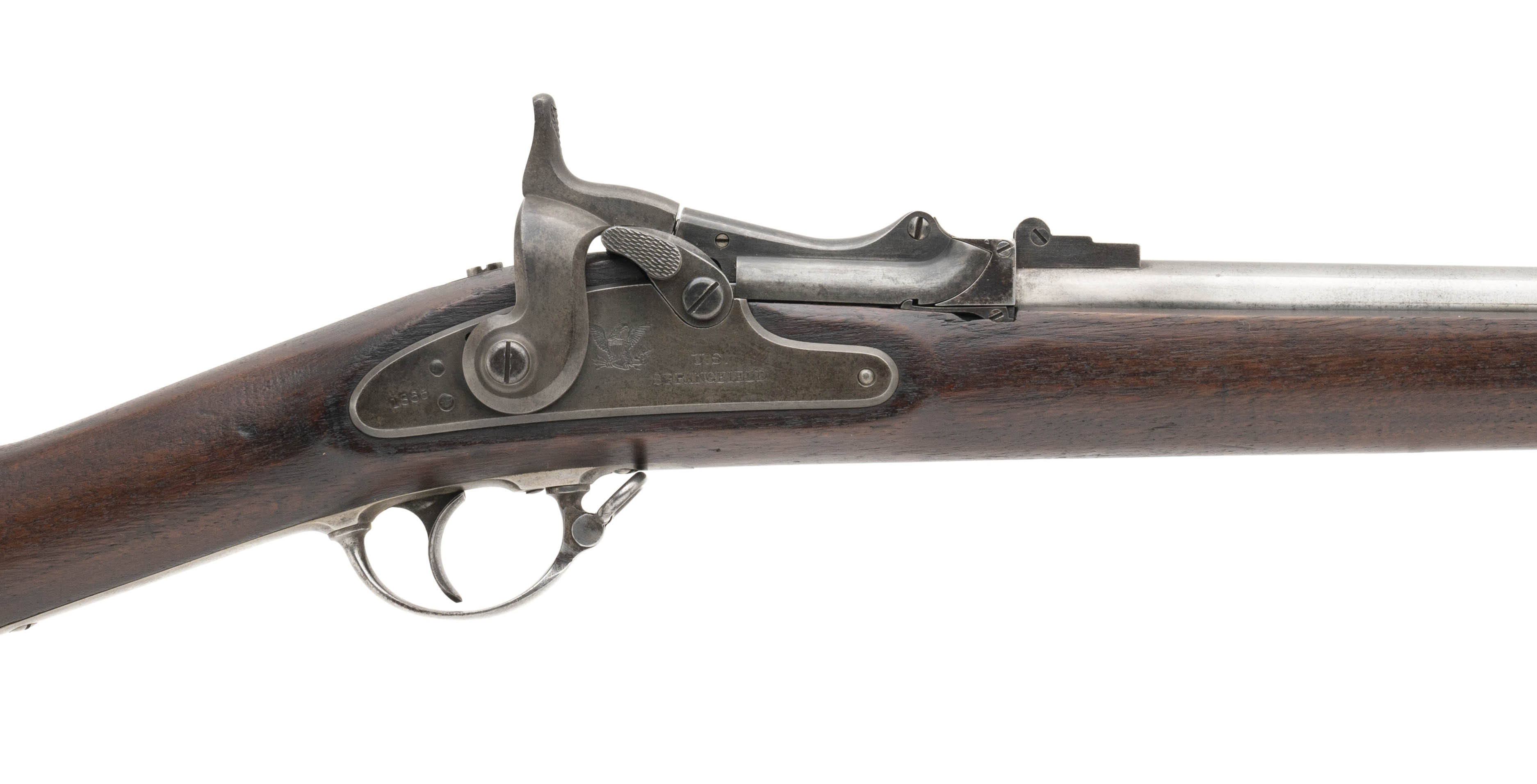 U.S. Springfield 1865 1st Allin Conversion Trapdoor rifle .58 Rimfire ...