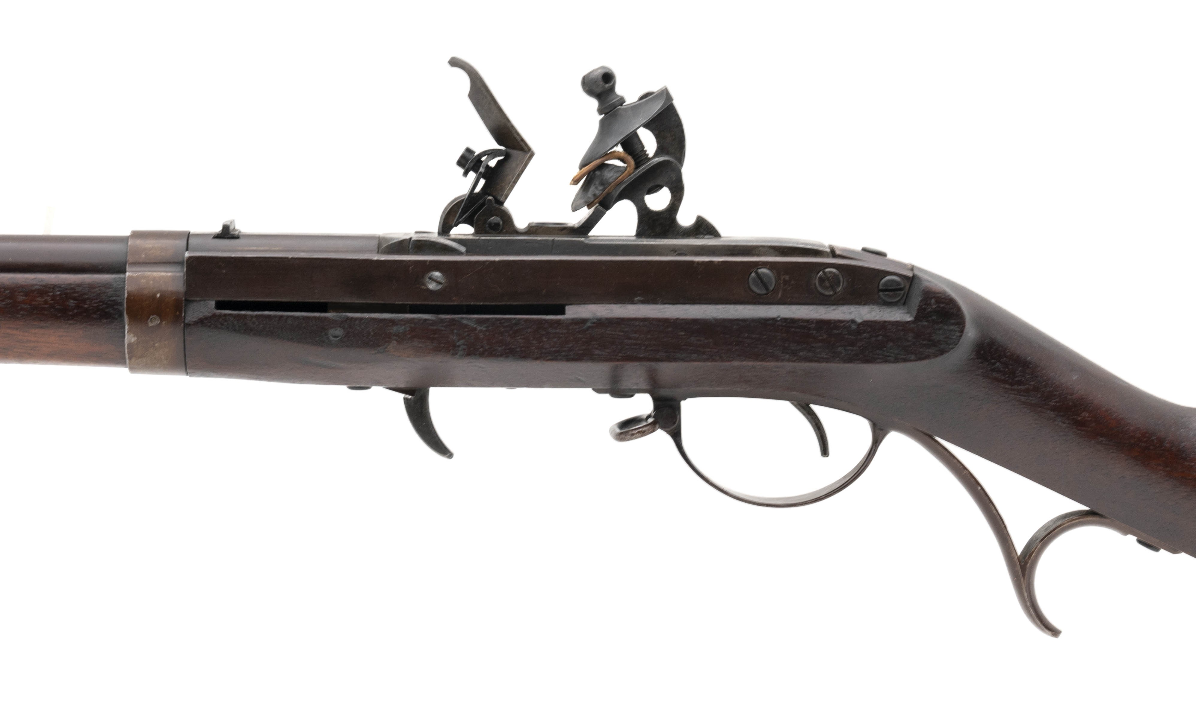 Hall Model 1819 Breech-Loading flintlock rifle (AL7336) - Collectors ...