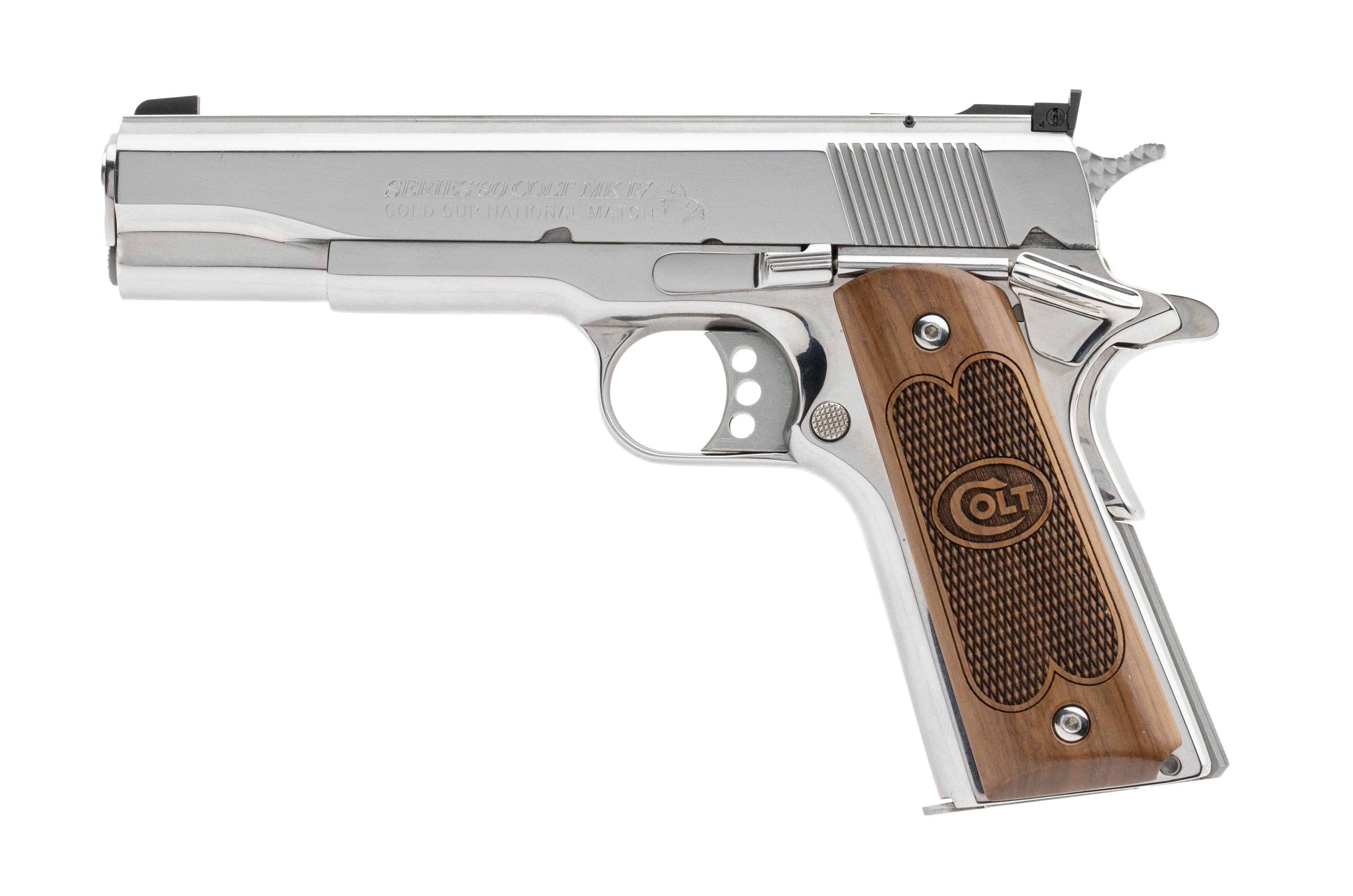Colt/TALO Royal Stainless Gold Cup .45 ACP (C17928) - Collector’s Firearms