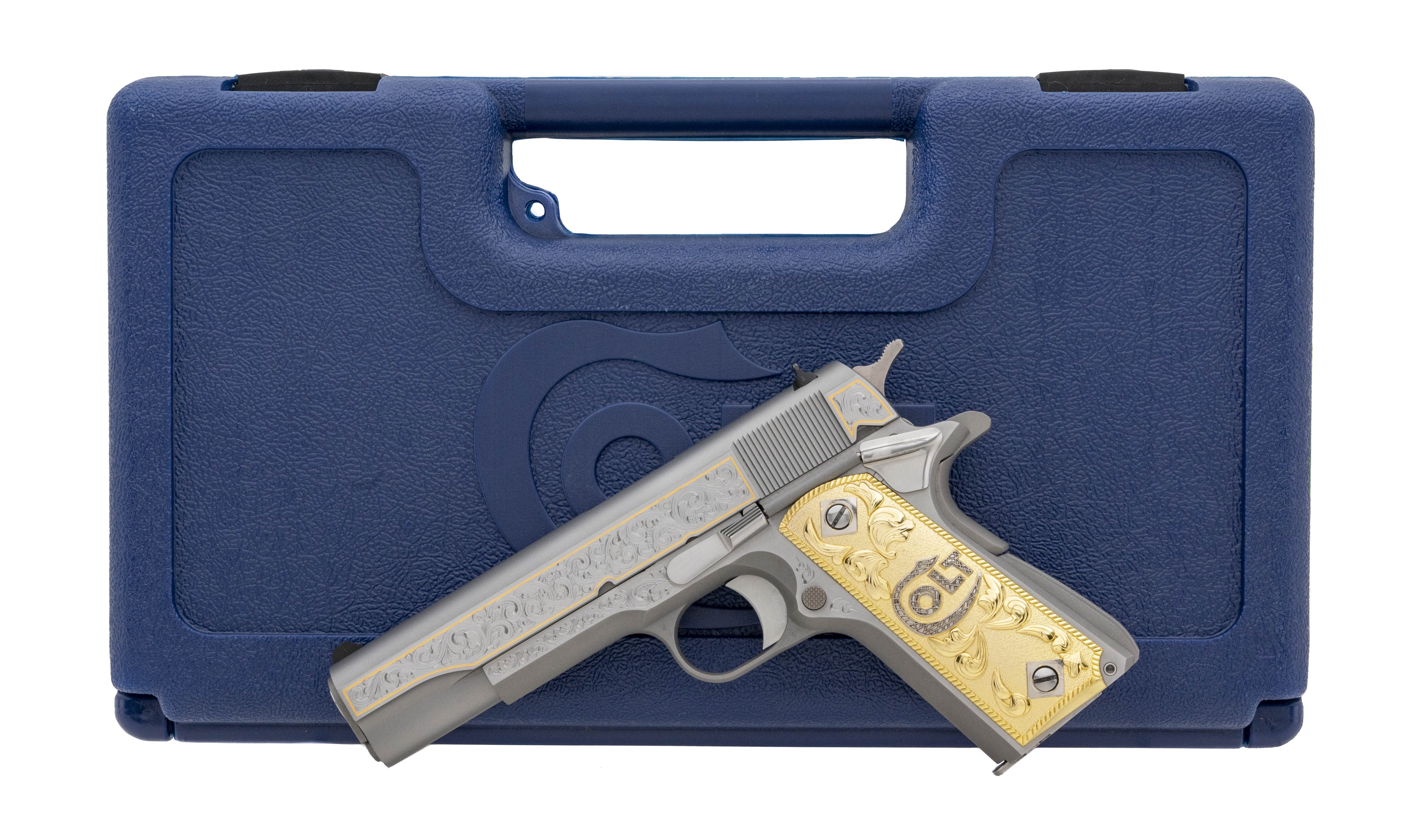 Colt Custom Shop Engraved .38 Super (C18401) New - Collectors Firearms