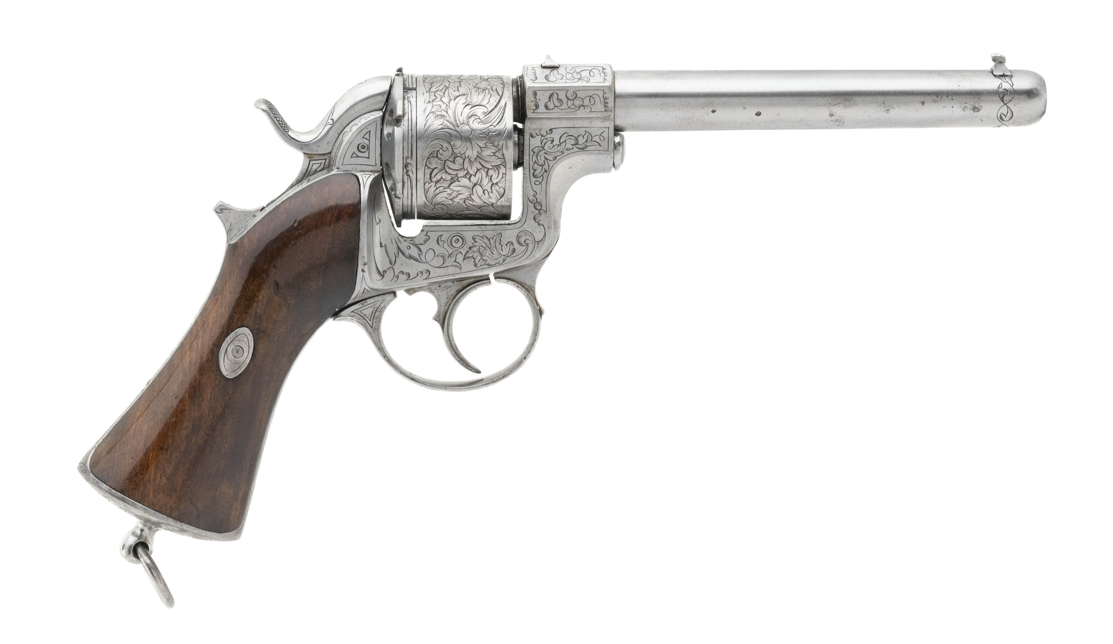 Rare Factory Engraved Raphael Six Shot Double Action Revolver (AH8170 ...