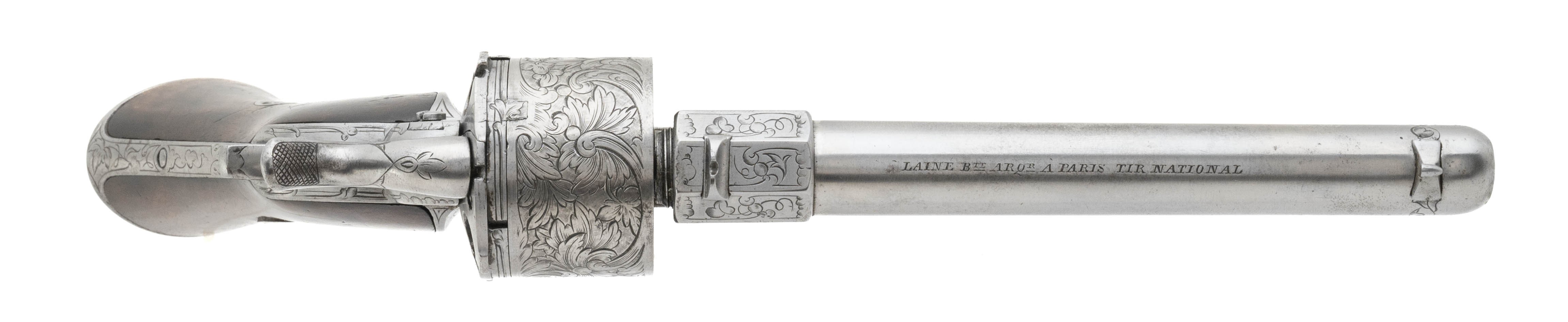 Rare Factory Engraved Raphael Six Shot Double Action Revolver (AH8170 ...