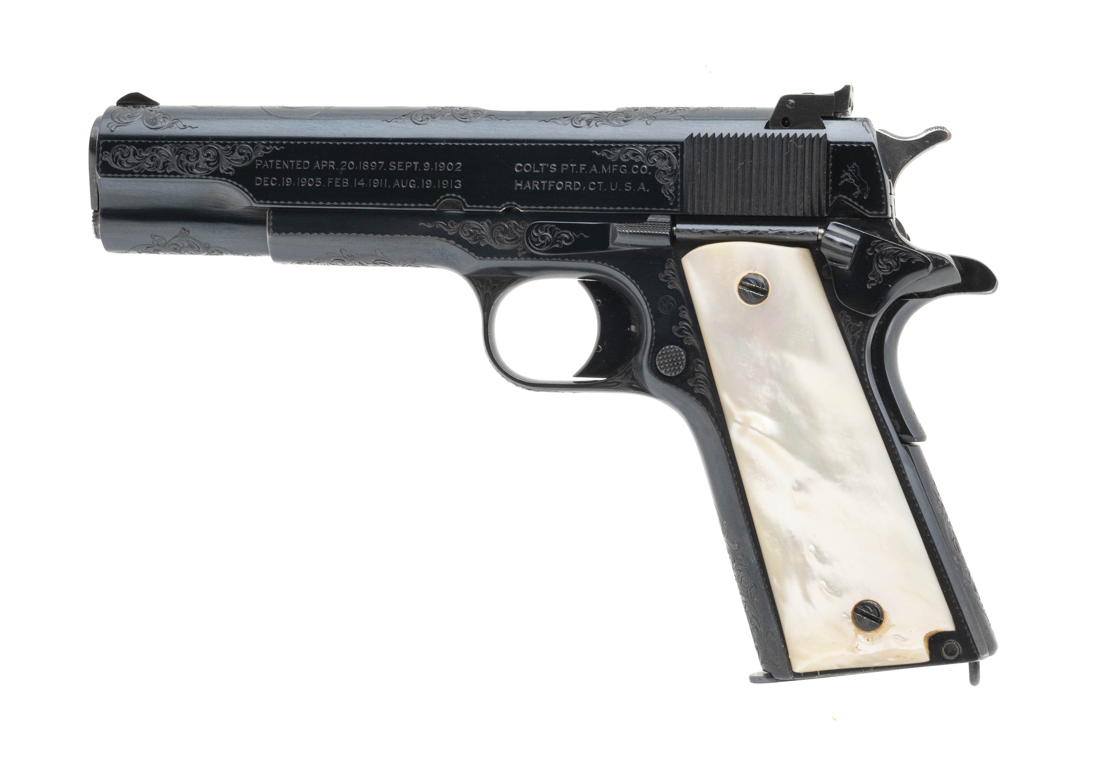 Colt Custom Engraved 1911 .45ACP with .22LR Conversion (C11857 ...