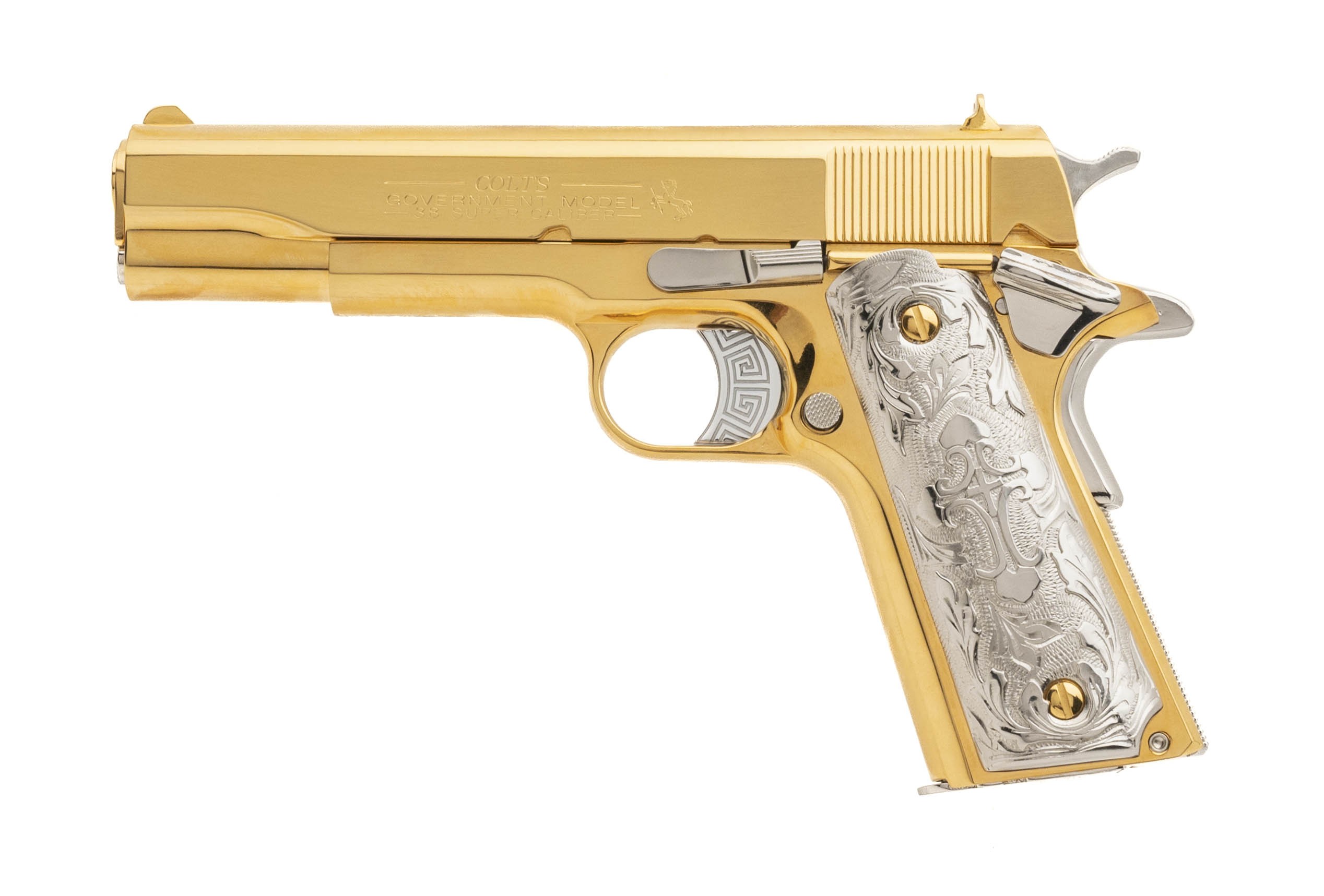Colt Government Custom Gold .38 Super (C19541) Consignment - Collectors ...