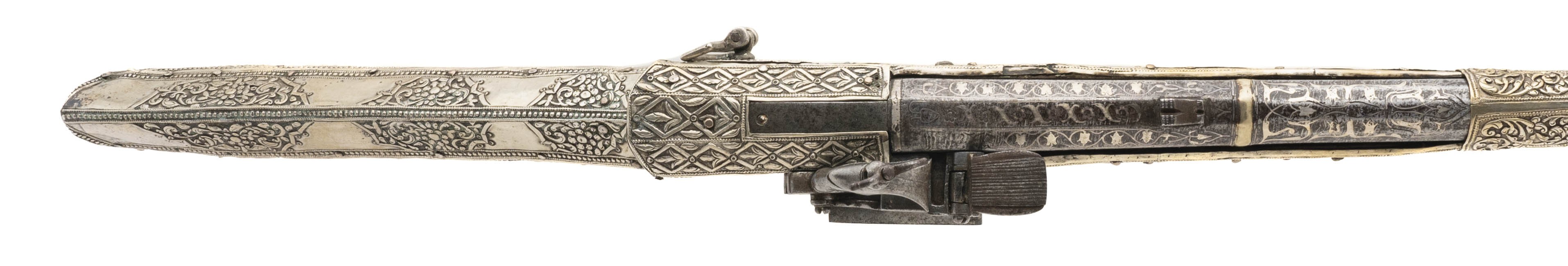 Very Fine Silver Plate Ottoman Miquelet Musket (AL9727) - Collectors ...