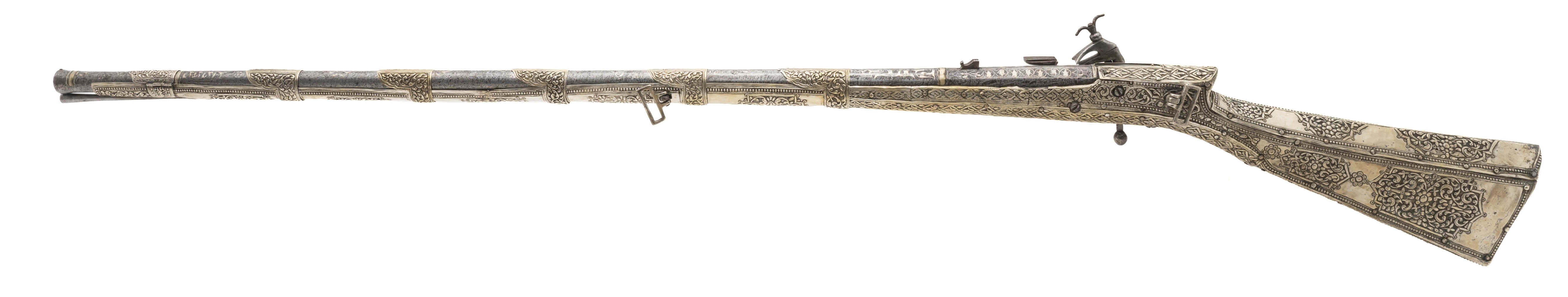 Very Fine Silver Plate Ottoman Miquelet Musket (AL9727) - Collectors ...