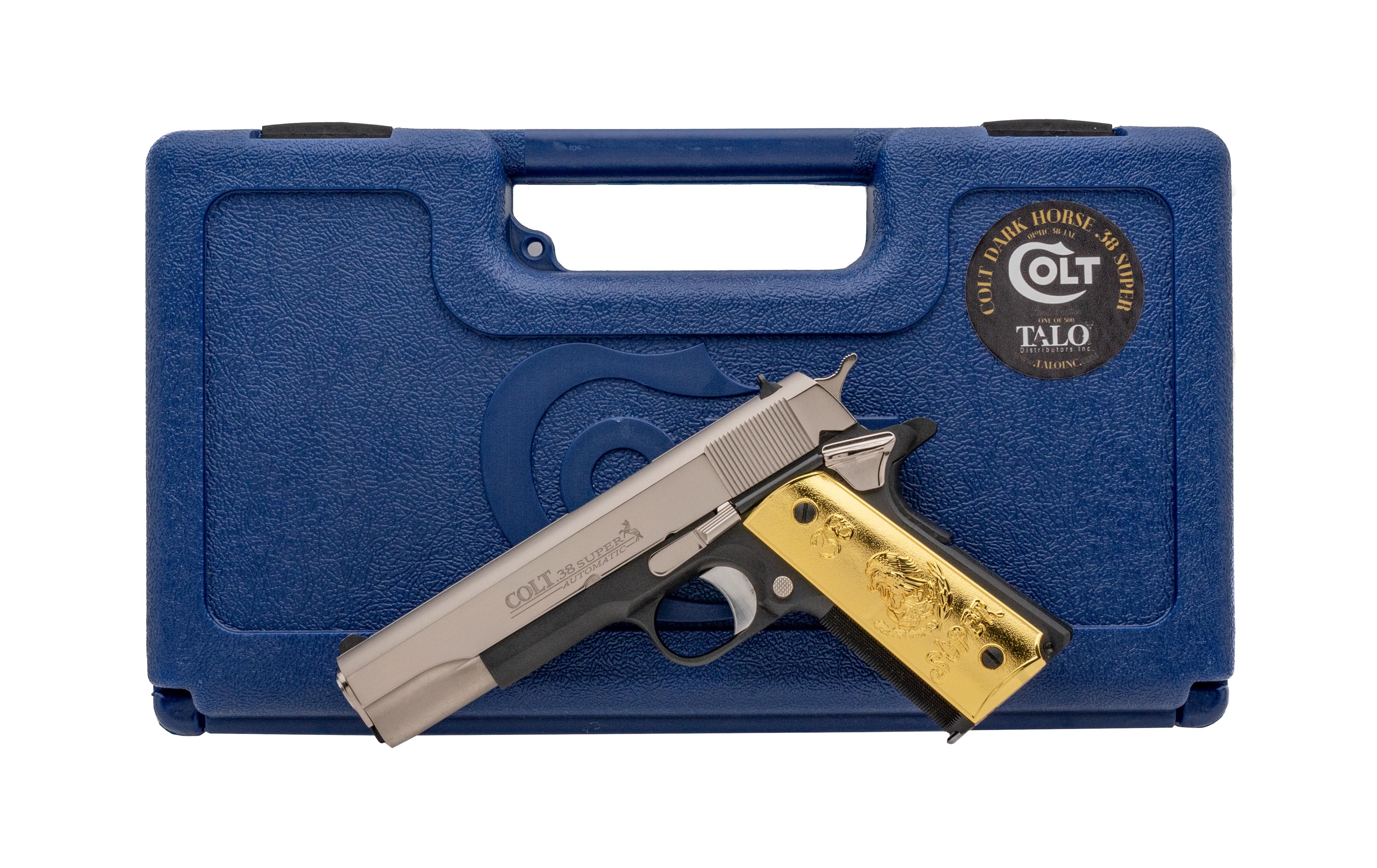 Colt MKIV Series 70 1911 Talo Dark Horse Pistol .38 Super (NGZ4041) NEW ...