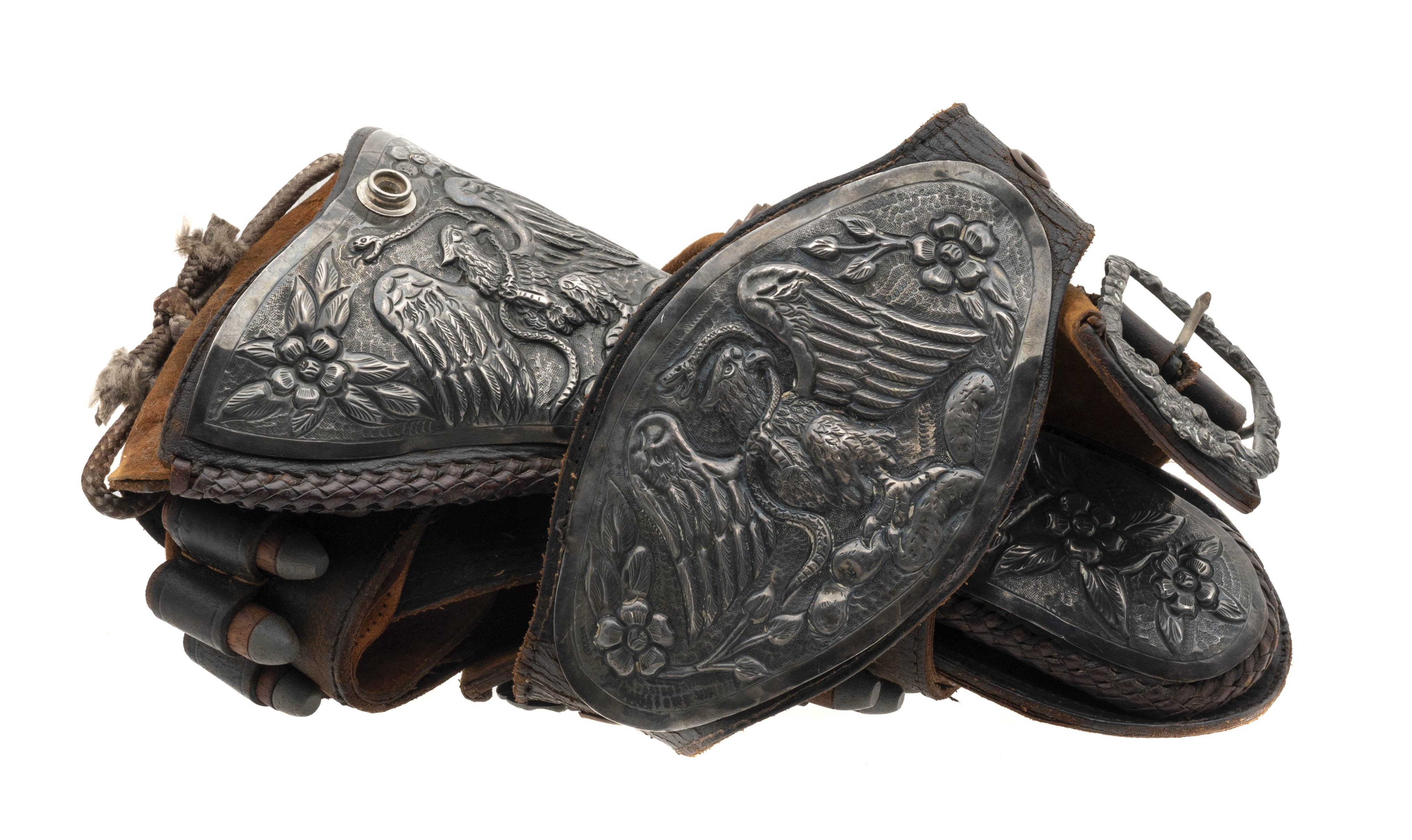 Colt Single Action Army W/ Silver Mexican Holster Rig (C18143 ...