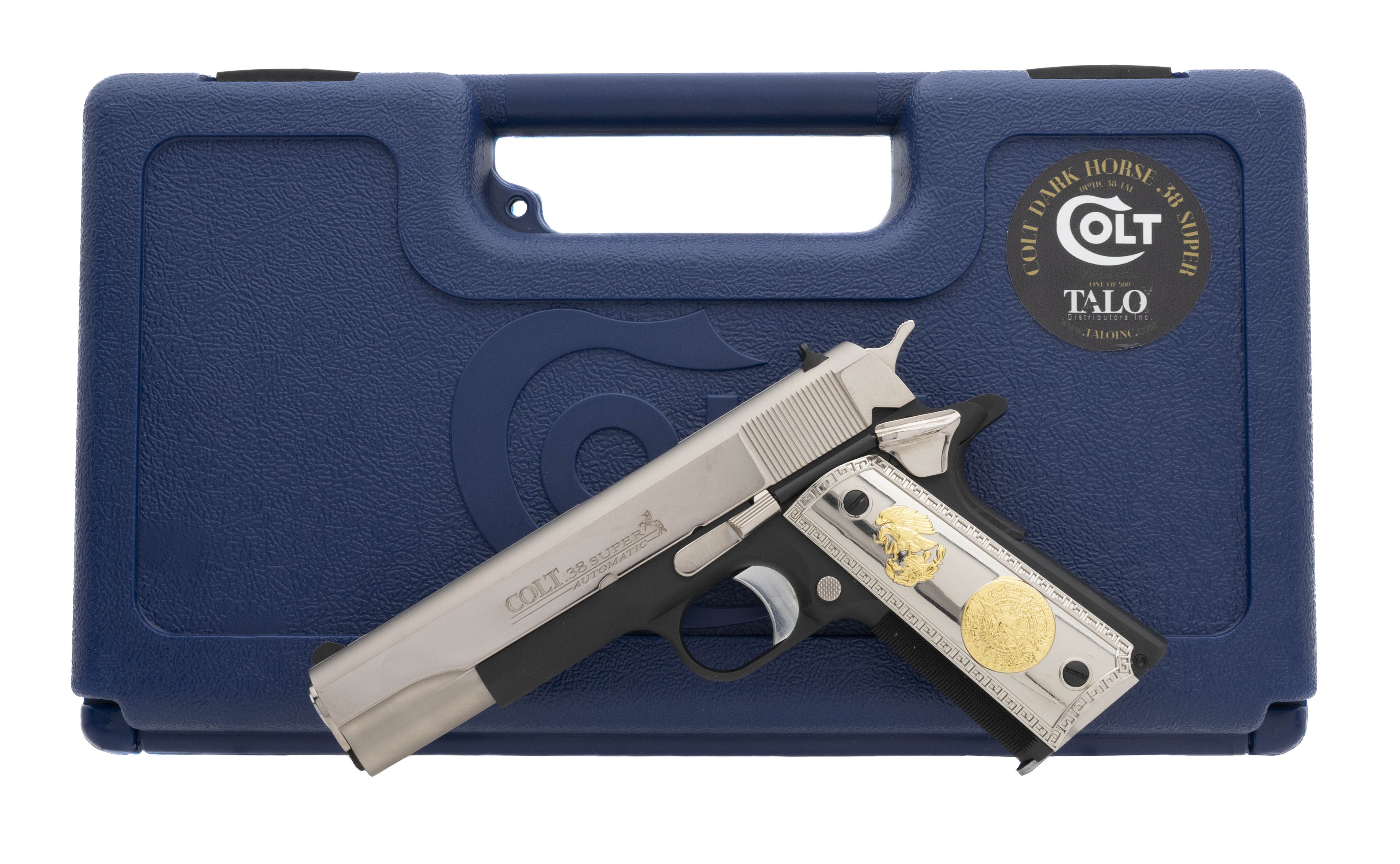 Colt MKIV Series 70 1911 Talo Dark Horse Pistol .38 Super (NGZ4110) New ...