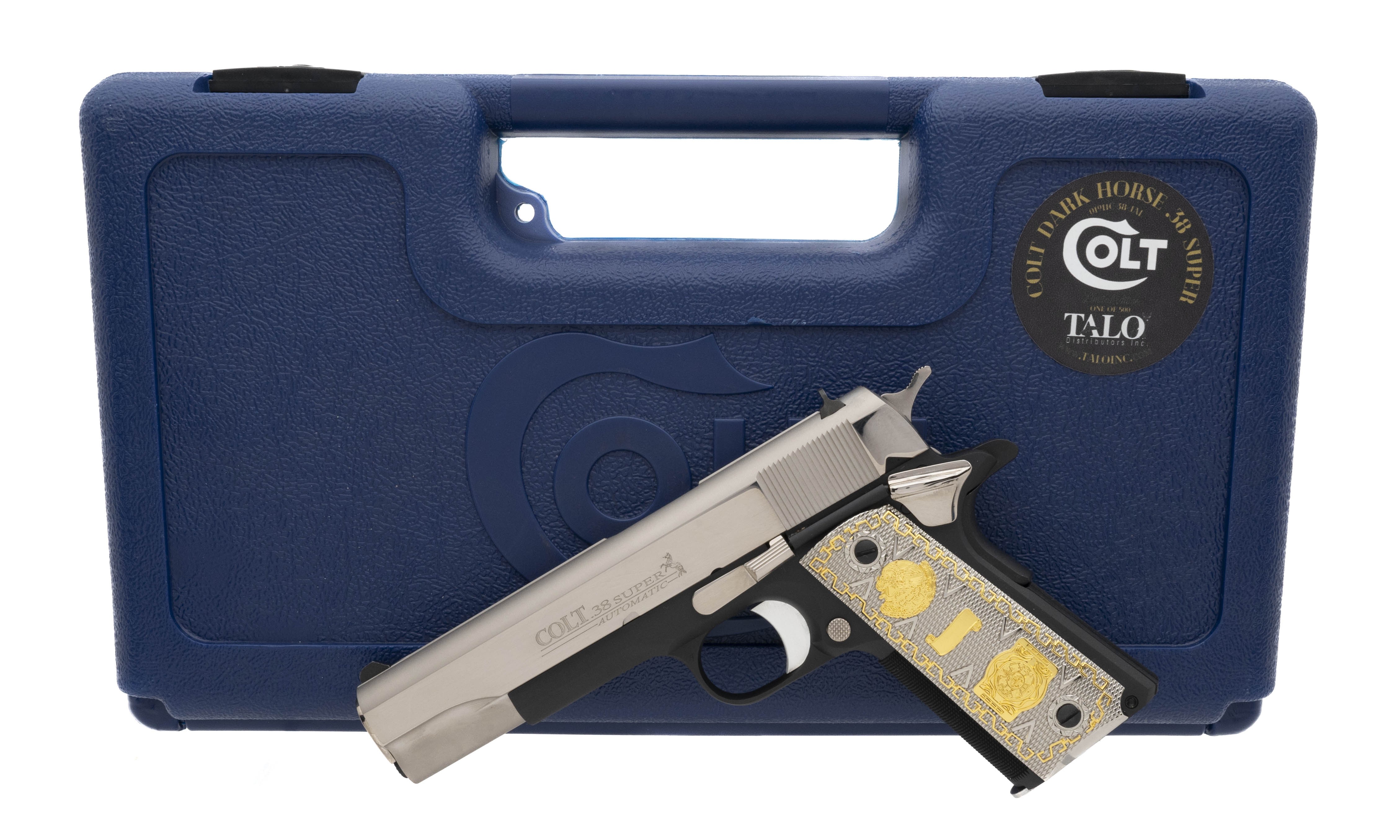 Colt MKIV Series 70 1911 Talo Dark Horse Pistol .38 Super (NGZ4113) New ...