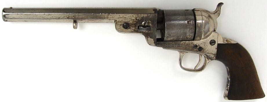 Colt 1851 Navy conversion revolver. - old (C4236) - Collector’s Firearms