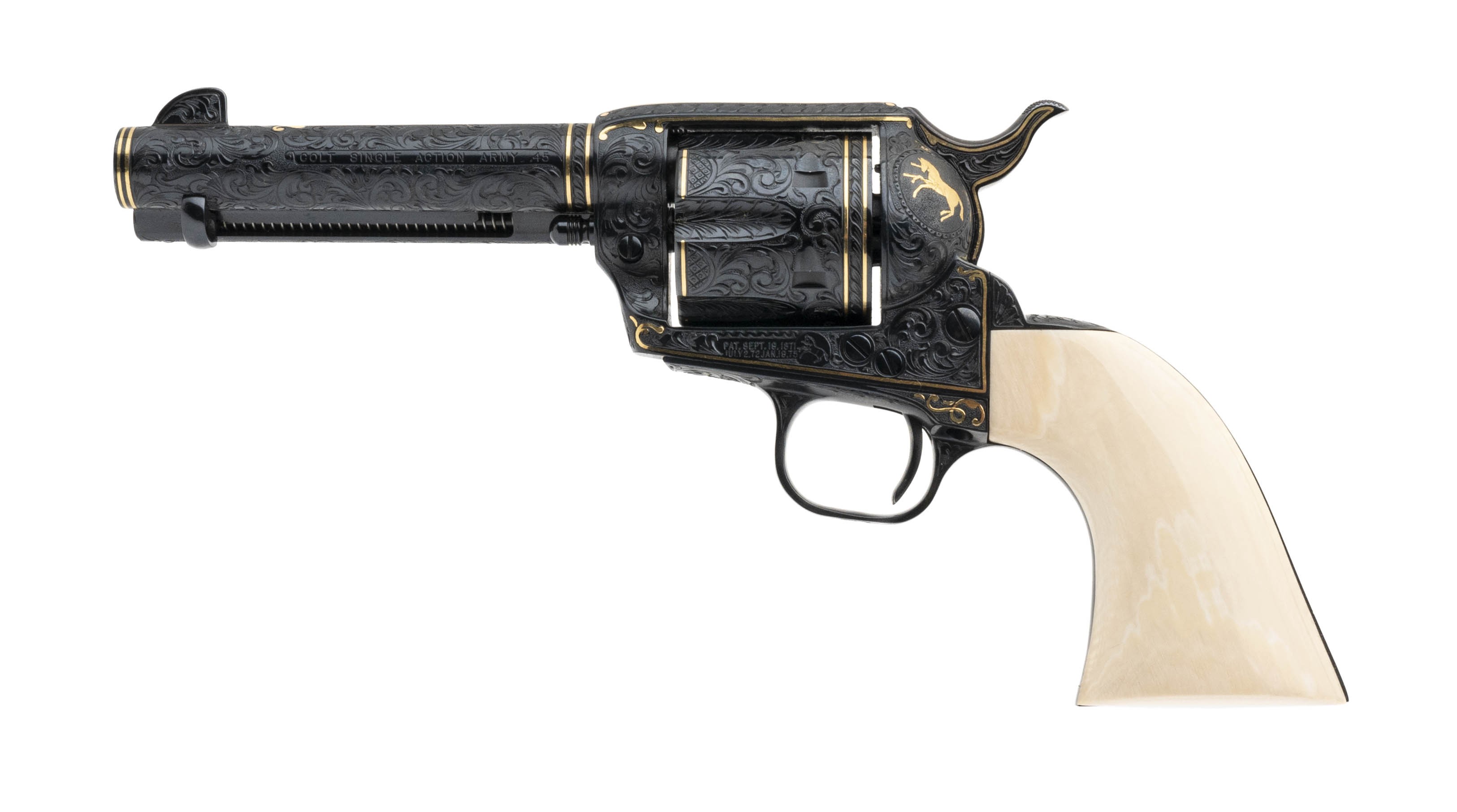 Colt Single Action Army "The Shootist" Engraved Revolver .45LC (C17092 ...