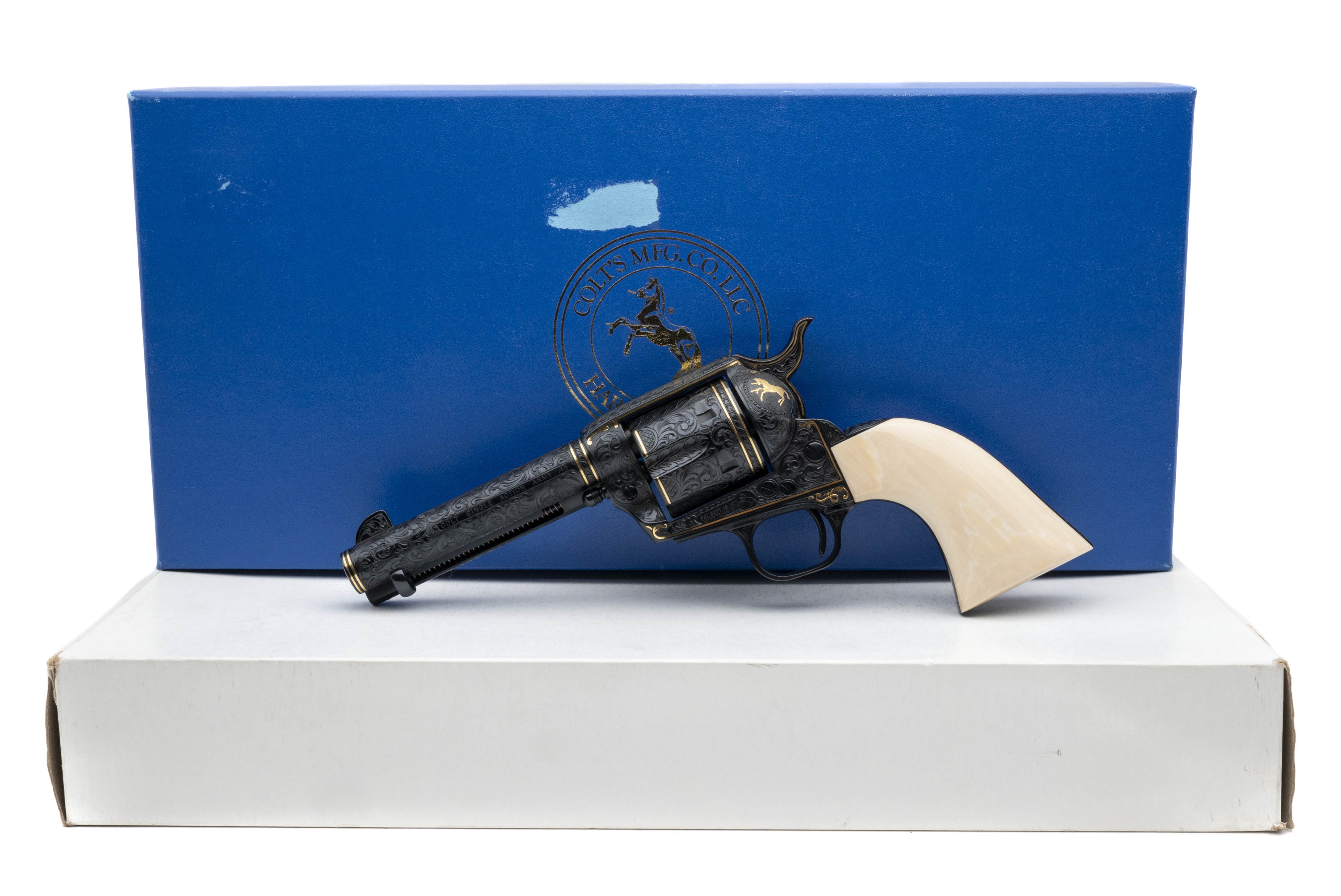 Colt Single Action Army "The Shootist" Engraved Revolver .45LC (C17092 ...