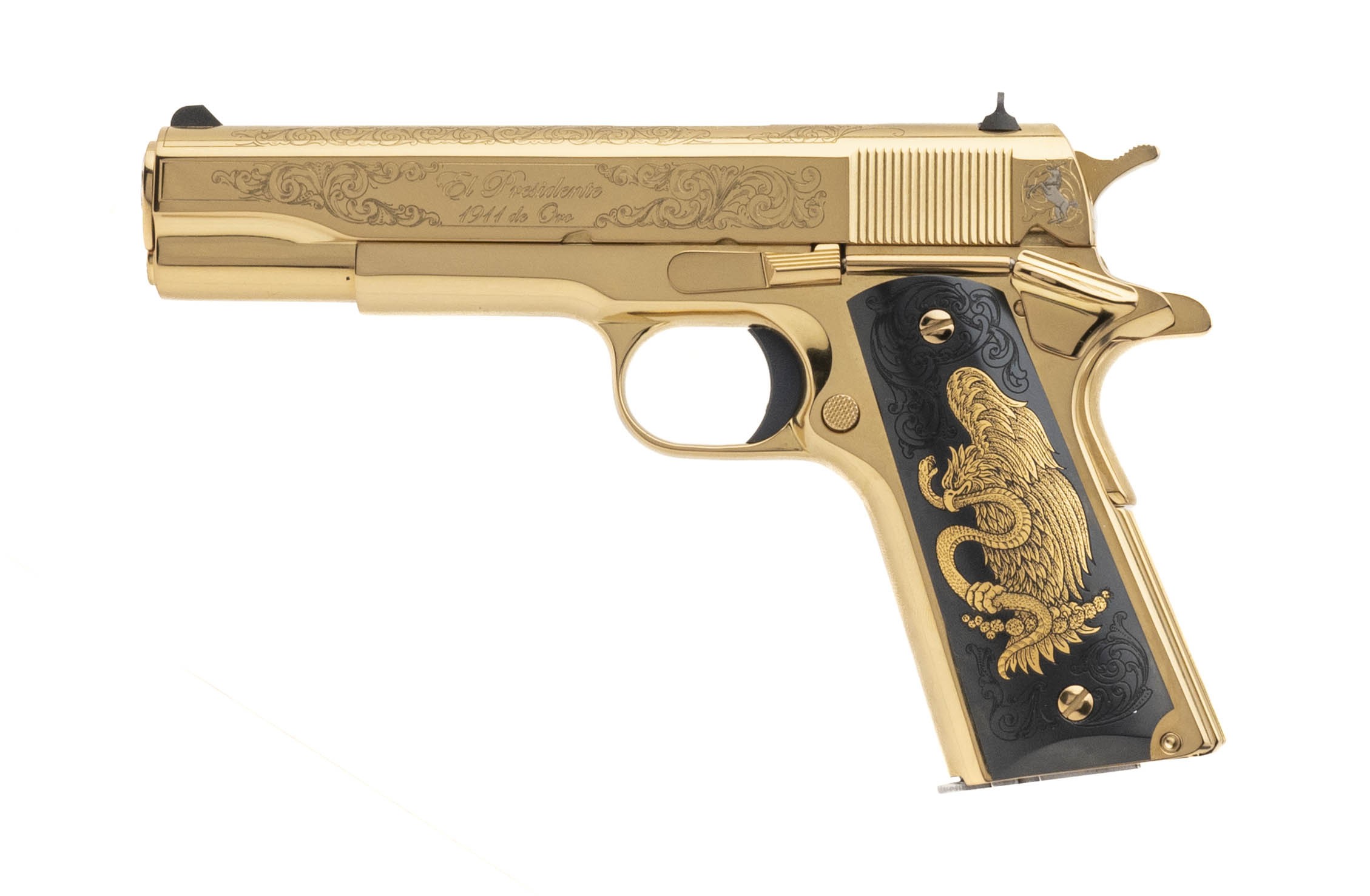 Colt El Presidente de Oro Consecutive Pair .38 Super Pistols (C17148 ...
