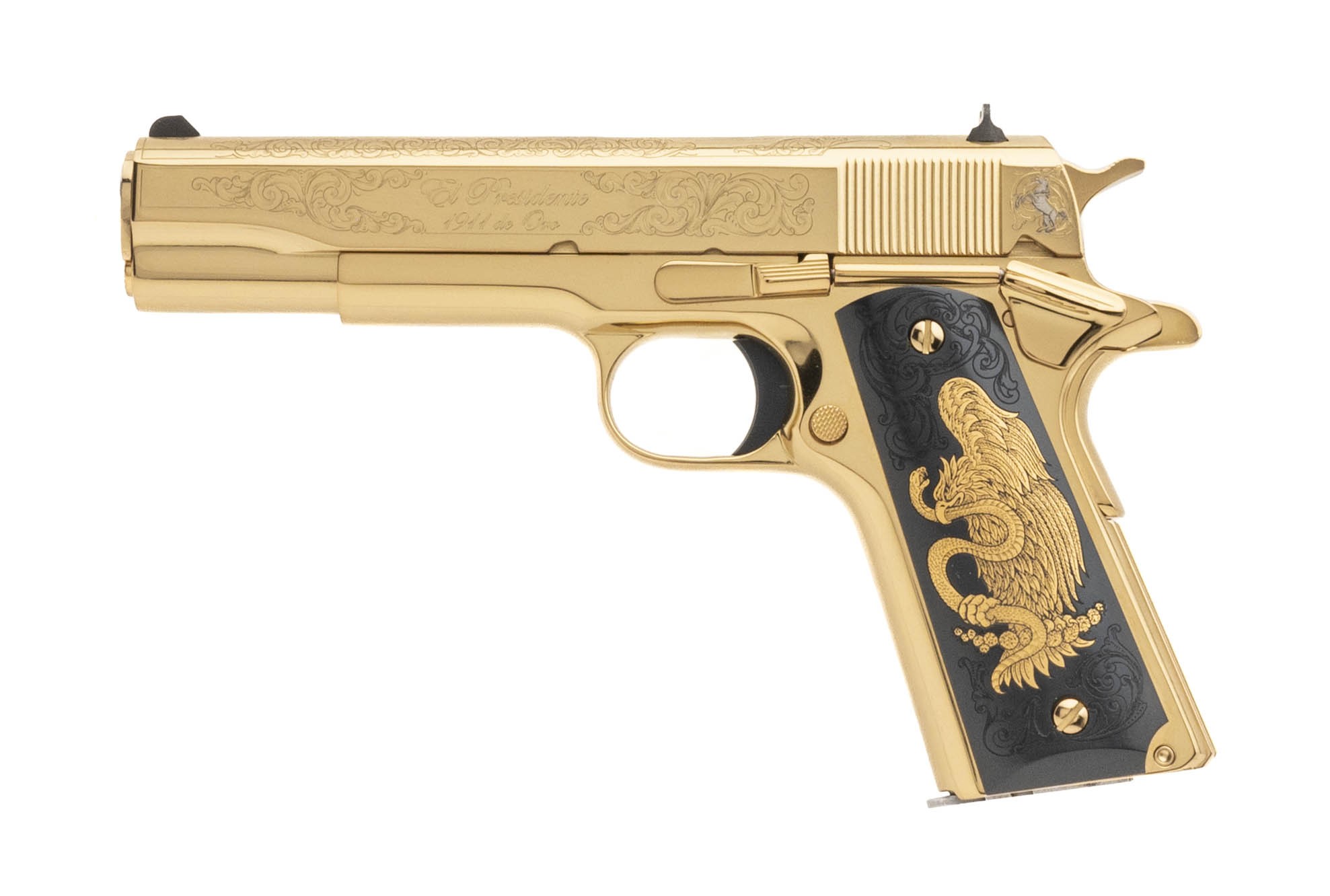 Colt El Presidente de Oro Consecutive Pair .38 Super Pistols (C17148 ...