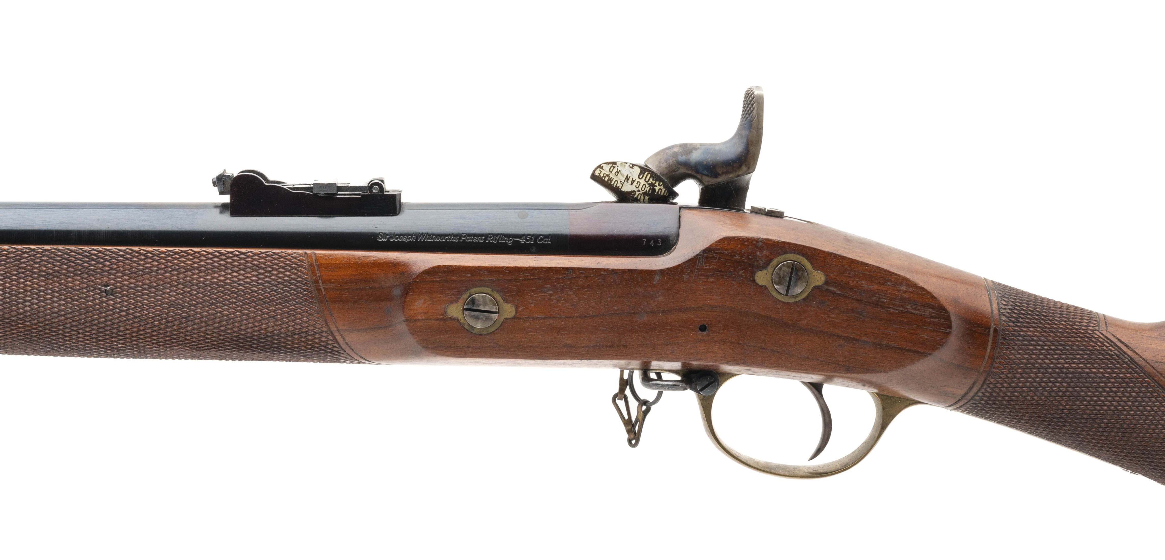 PARKER HALE WHITWORTH PERCUSSION RIFLE .451 caliber (AL9776 ...