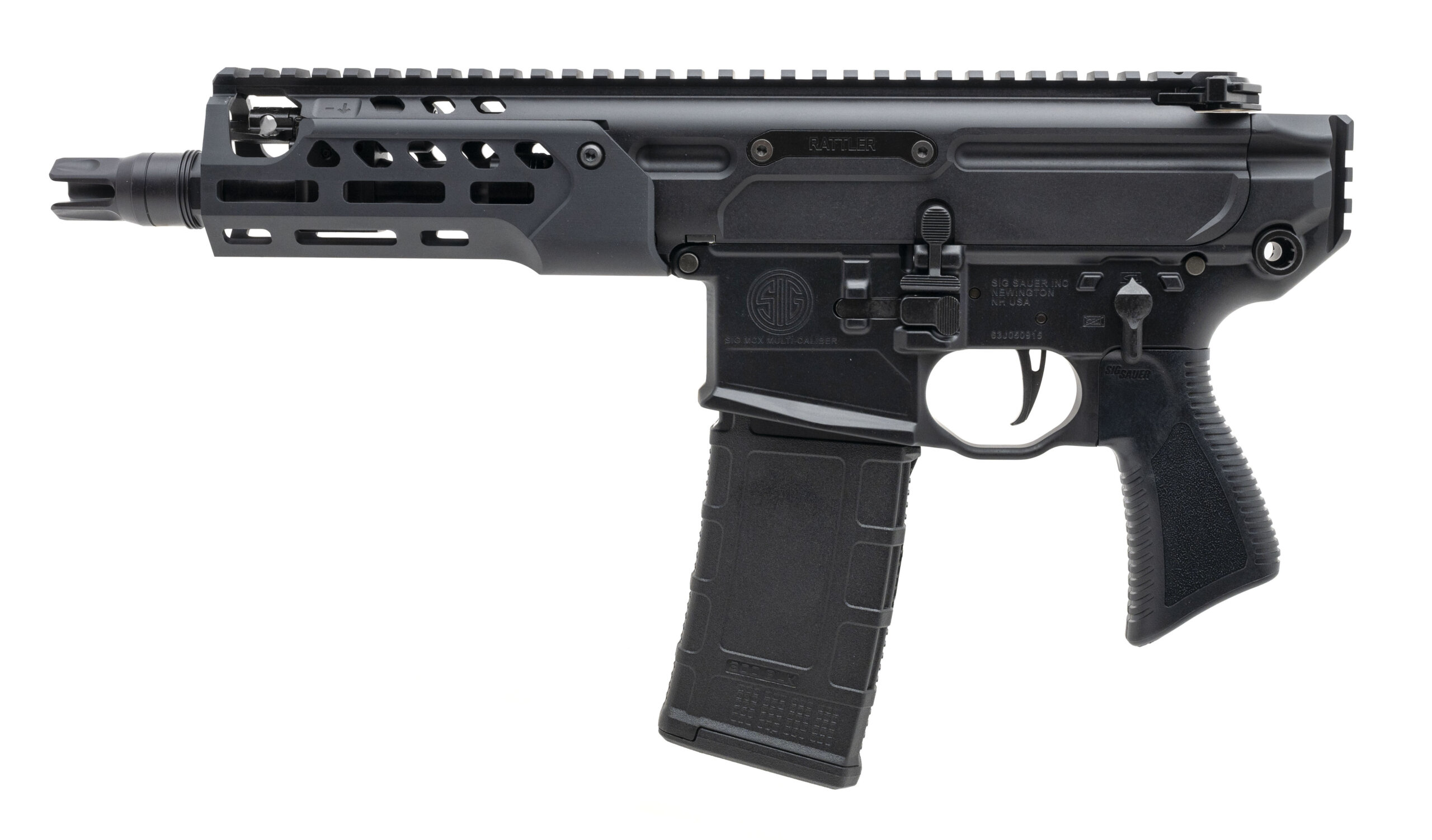 (SN: 63J050915) Sig Sauer MCX Rattler LT Pistol 300 BLK (NGZ5158) New ...