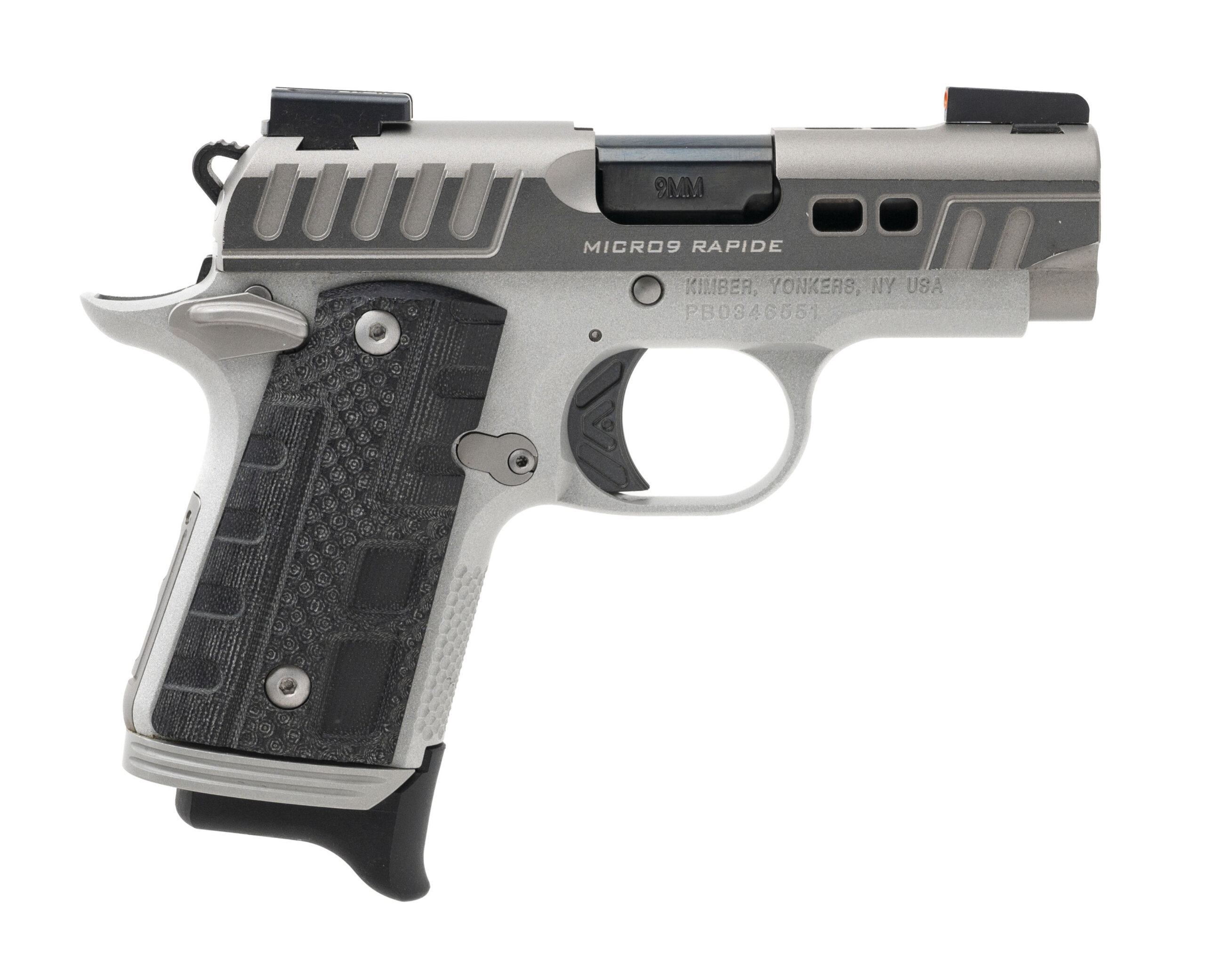 Kimber Micro Rapide Black Ice Pistol 9mm (PR70738) - Collectors Firearms