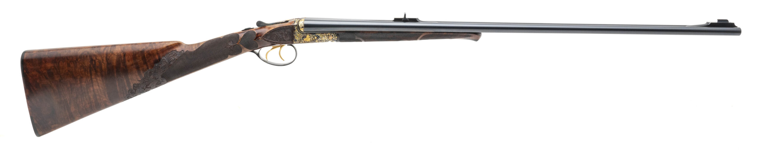 Connecticut Shotgun Side by Side Double Rifle On A. H. Fox Frame (R ...