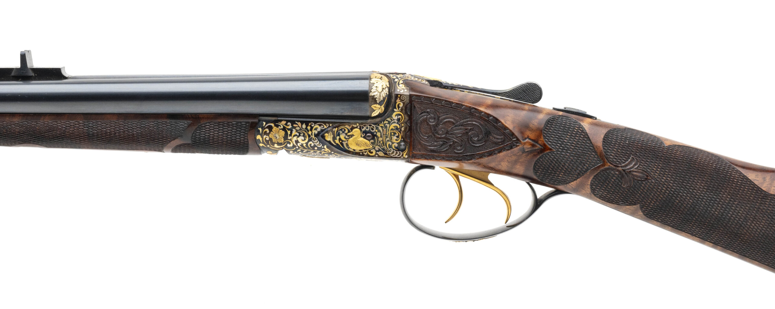 Connecticut Shotgun Side by Side Double Rifle On A. H. Fox Frame (R ...