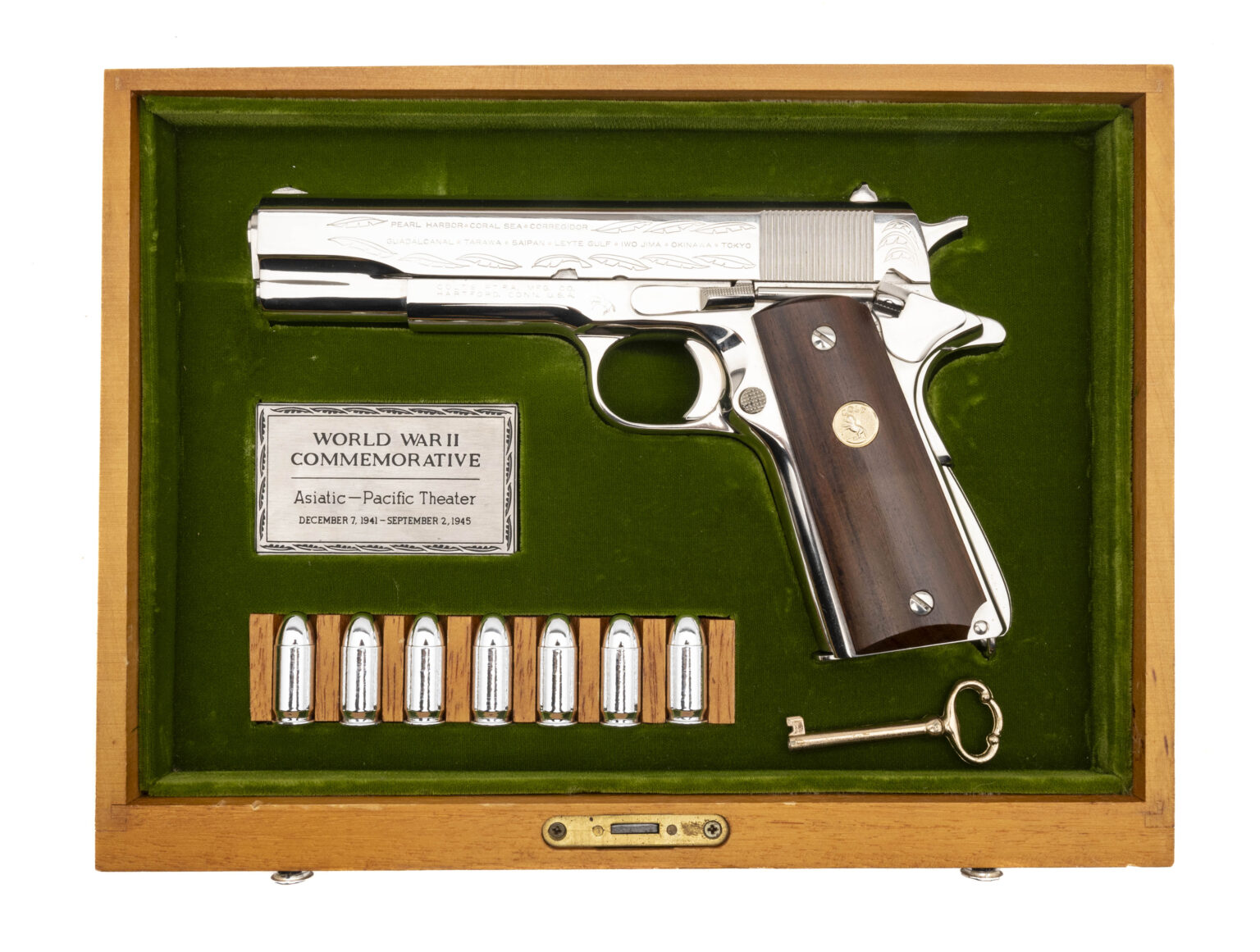 Colt 1911 WWII Pacific Theater Commemorative Pistol .45 ACP (C20507 ...