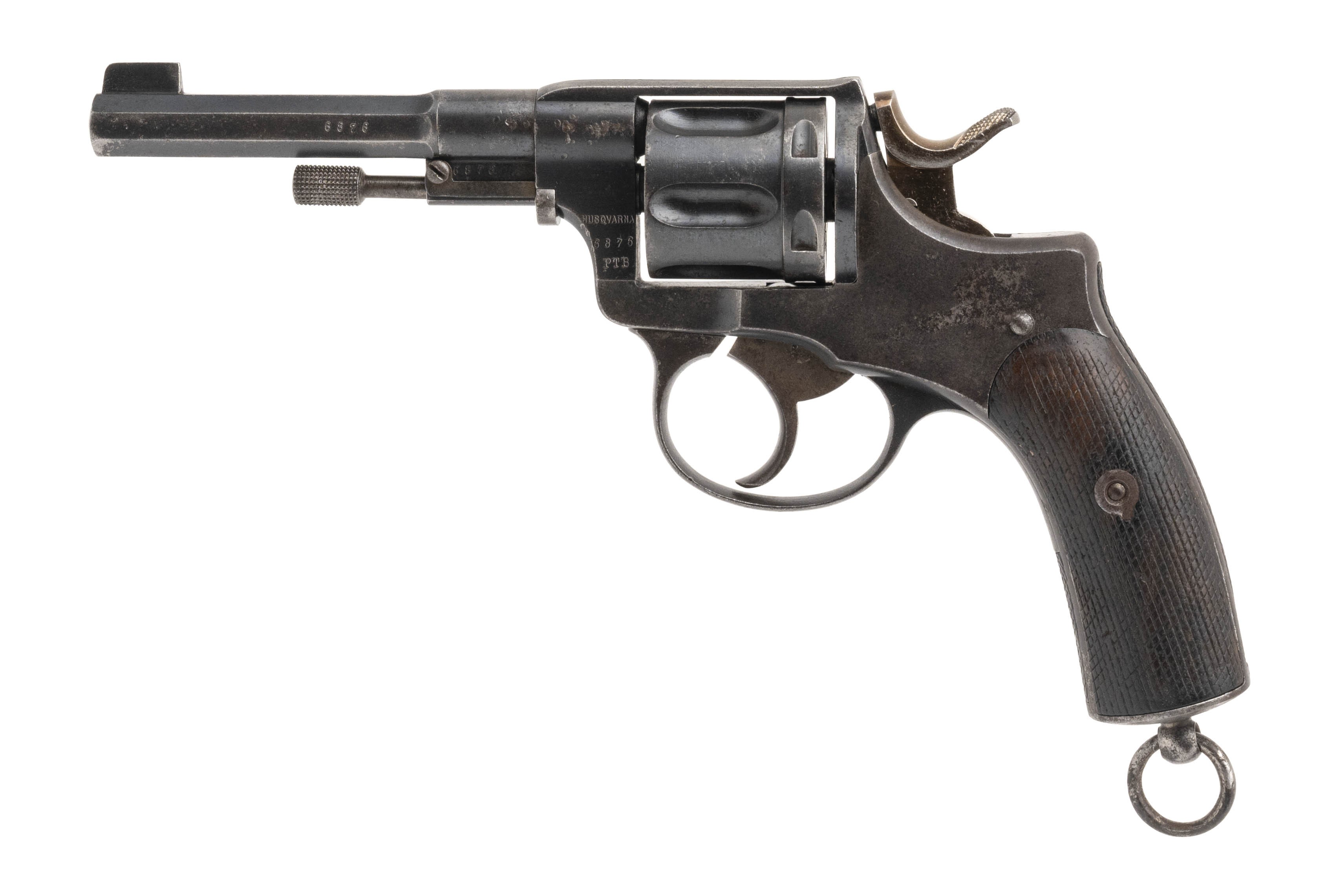Husqvarna Swedish Nagant 1887 Revolver 7.5mm (PR66050) ATX - Collector ...