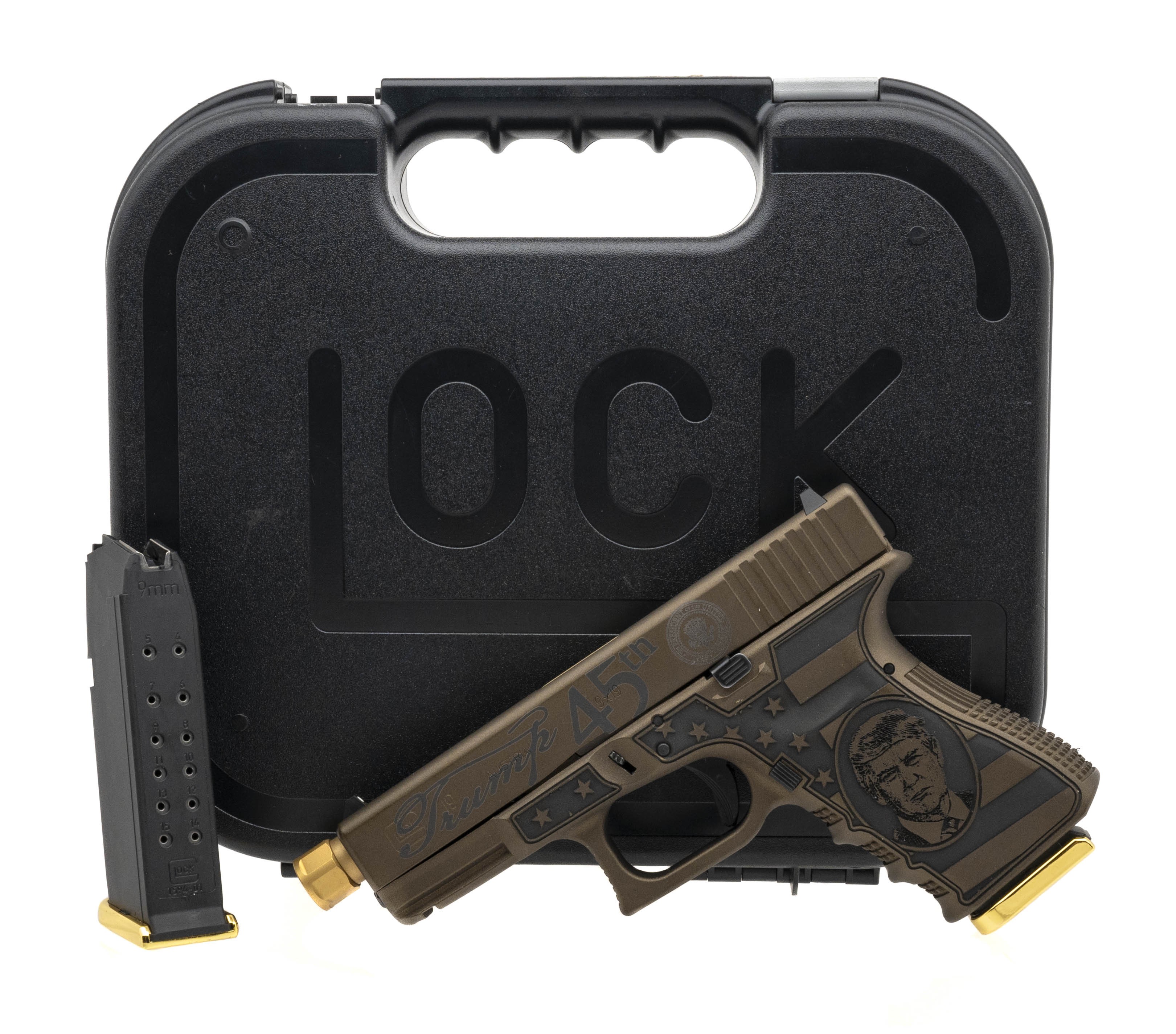 Donald Trump 45th President Commemorative Glock 19 Pistol 9mm (PR66870 ...