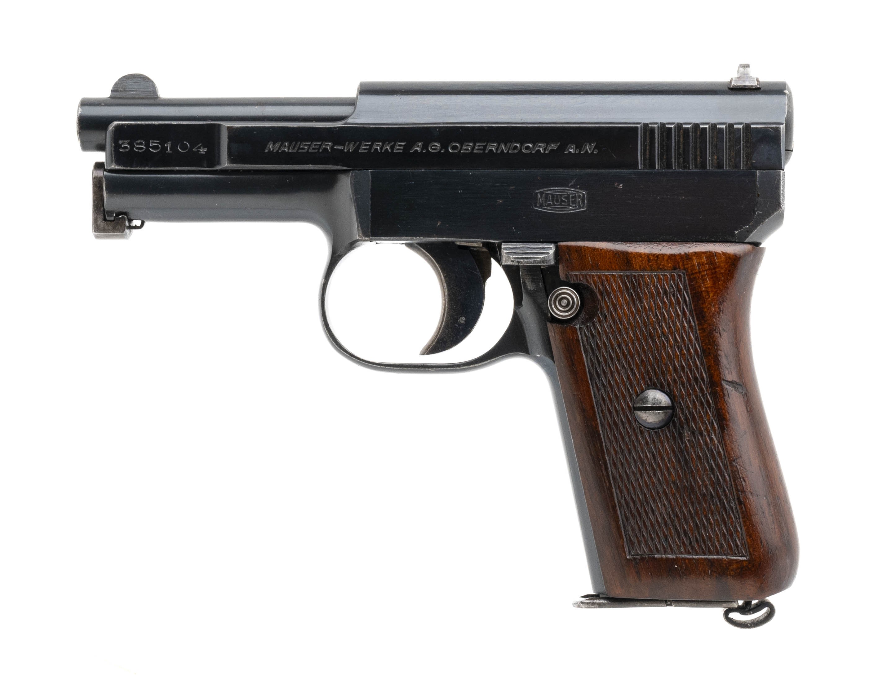 Mauser 3rd Variant 1934 Transitional Model Semi auto pistol 6.35 ...