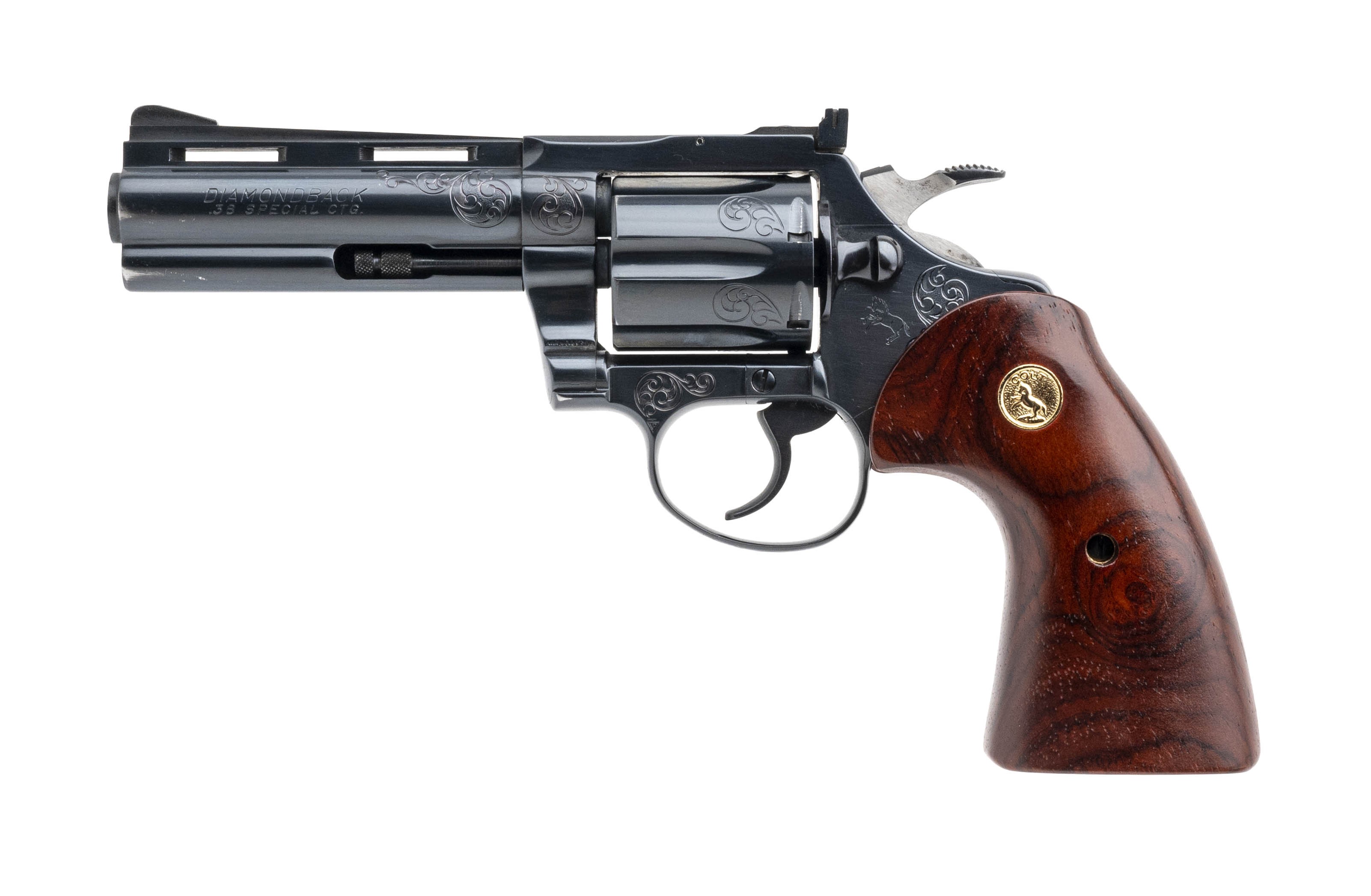 Colt Diamondback Engraved Revolver .38 Special (C20373) - Collectors ...
