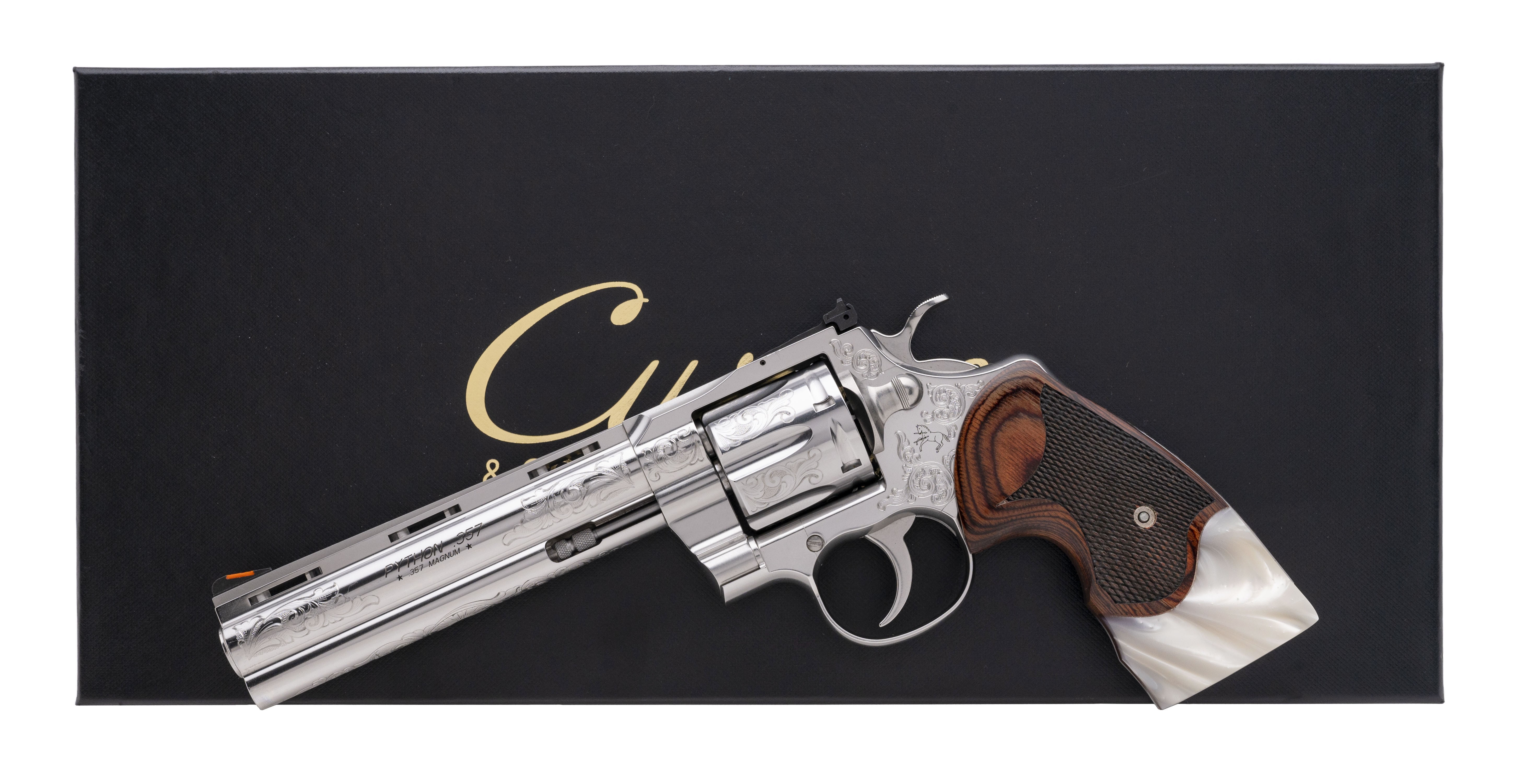 CNC Custom Colt Python Engraved Revolver .357 Magnum (C20375 ...