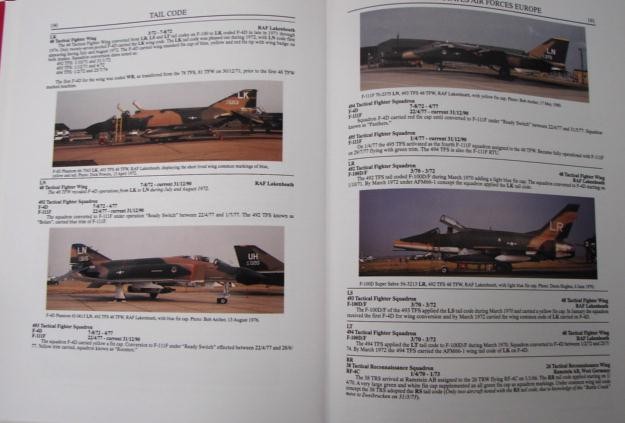 Tail Code - The complete history of USAF tactical aircraft tail code ...