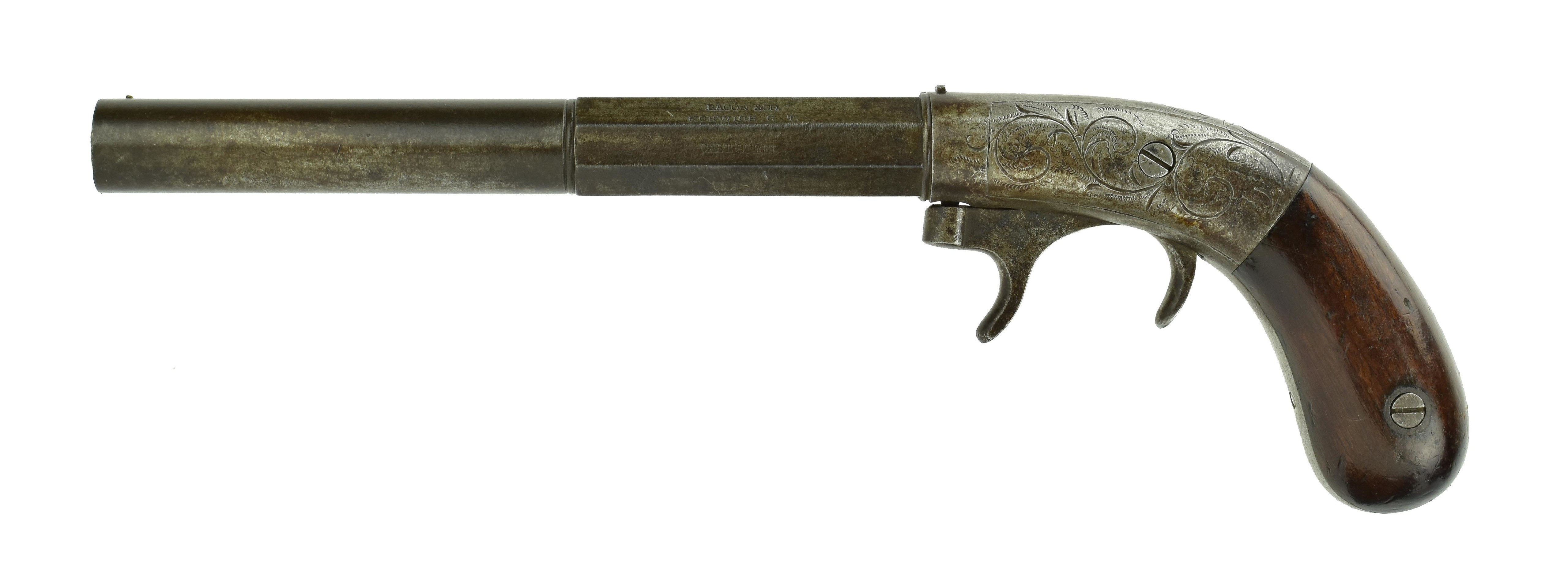Bacon & Co. Percussion Under Hammer .34 Caliber Pistol (5194 ...