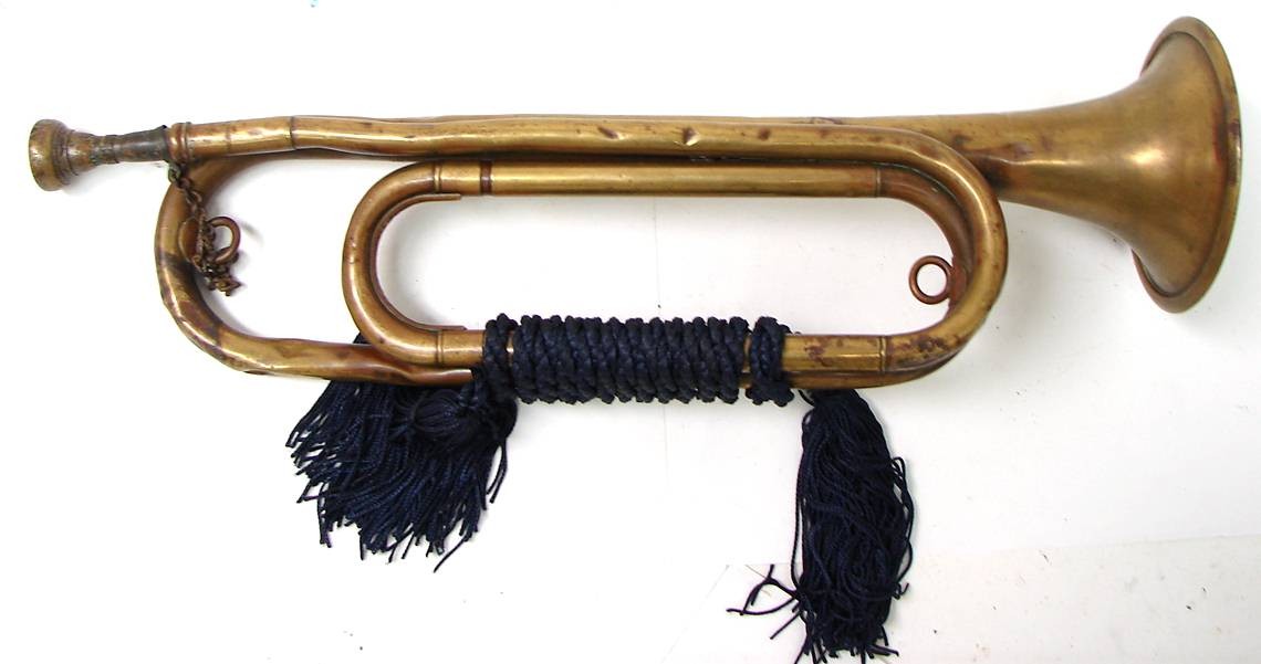 U.S. Army regulation bugle Spanish American War. (MM690) - Collectors ...