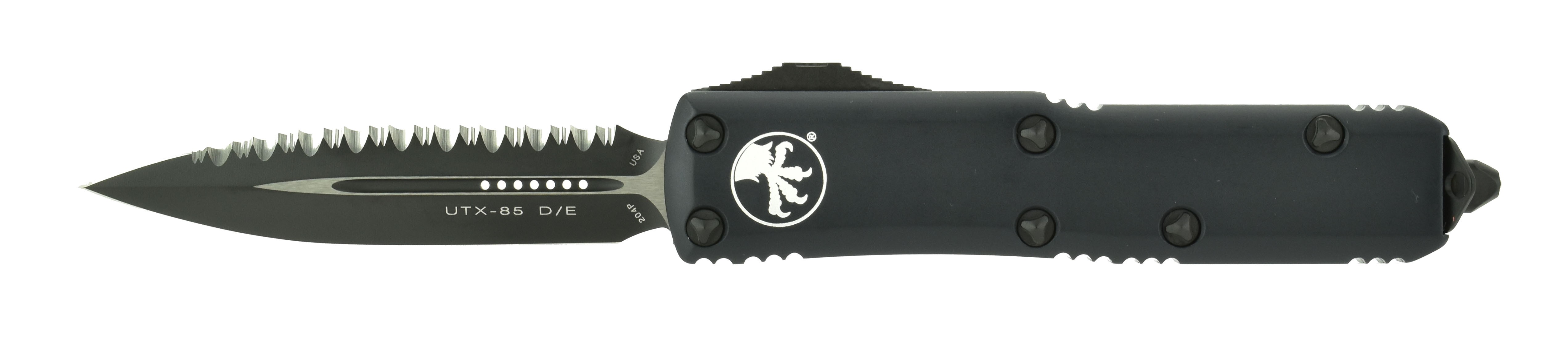 Microtech UTX-85 Double Edge Tactical Full Serrated Automatic (K2044 ...