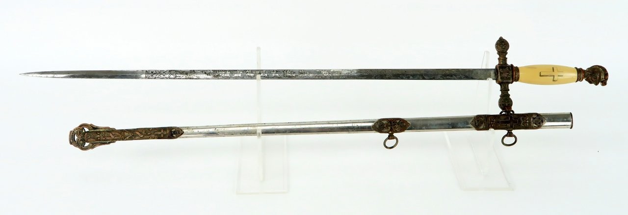 Masonic Knight Templar (York Rite) Fraternal Sword (SW1027) - Collector ...