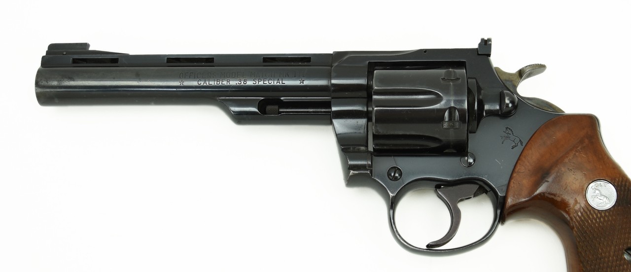 Colt Officer's Match MK III .38 Special (C12376) - Collectors Firearms