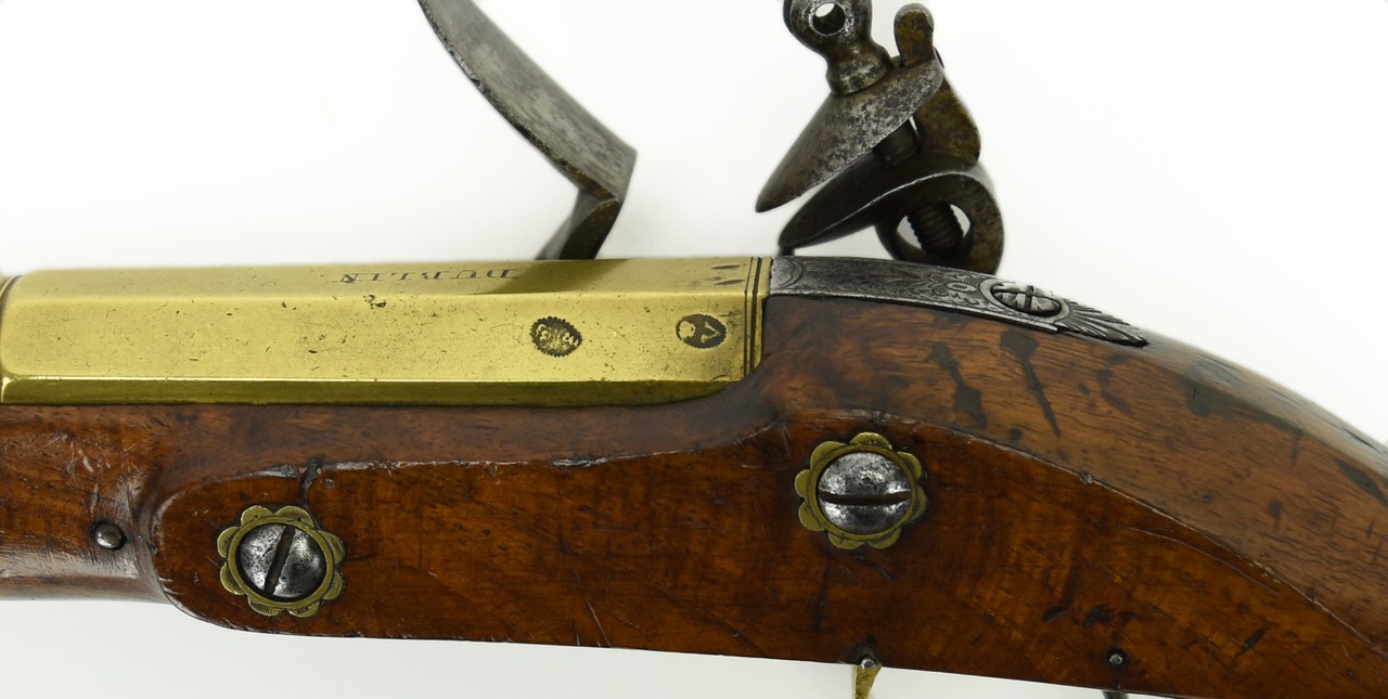 Irish Flintlock Pistol by Ransford, Dublin (AH4190) - Collectors Firearms